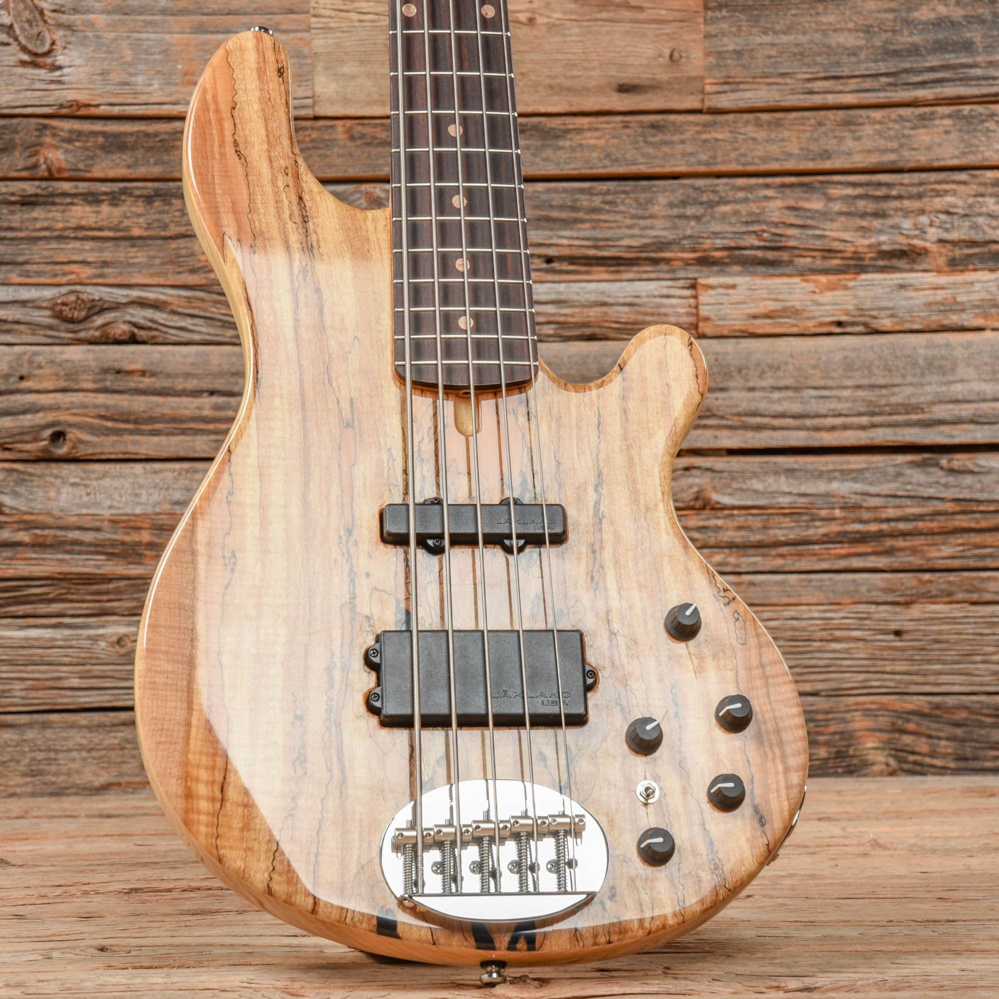 Lakland 5594 Deluxe Spalted Maple Top 5-String Bass Natural 2021 ...