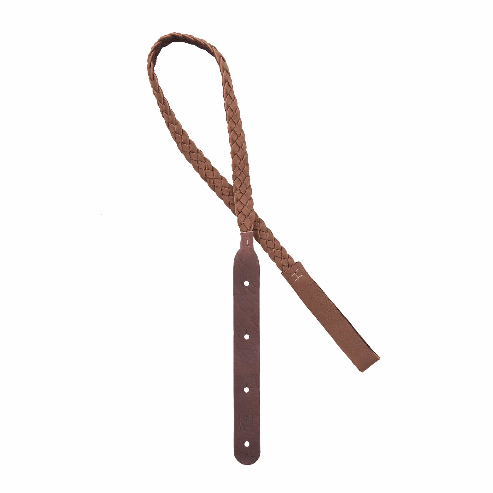 Lakota Leathers Flat Braid Mandolin Strap 43" Chocolate – Chicago Music ...
