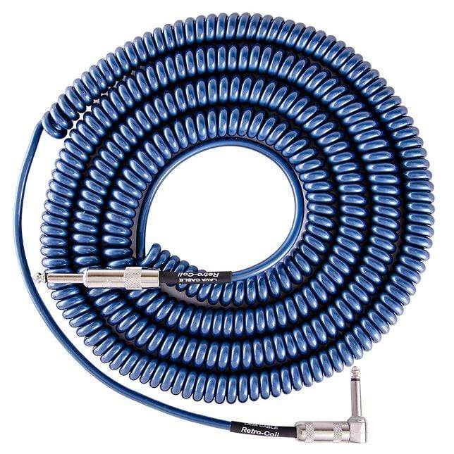 Lava Super Coil Instrument Cable 35' Straight-Right Metallic Blue ...