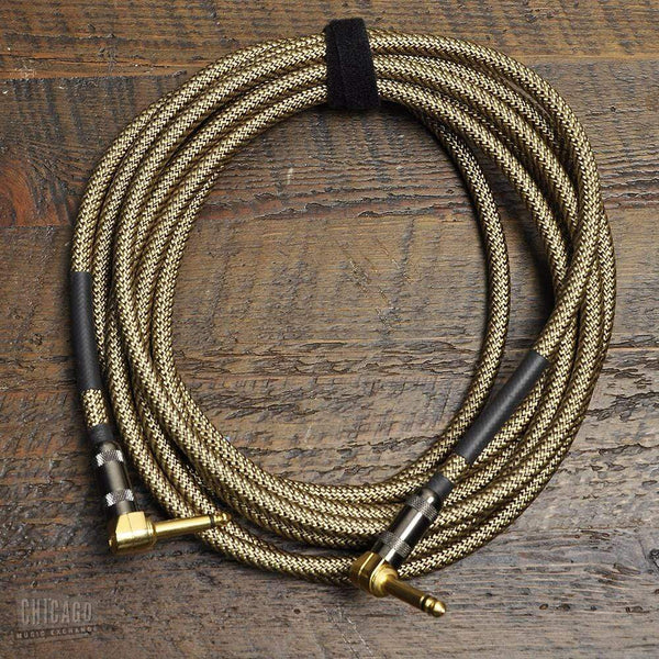 Lava Vintage Tweed 1/4 Inch Instrument Cable 15' Angle-Angle – Chicago ...