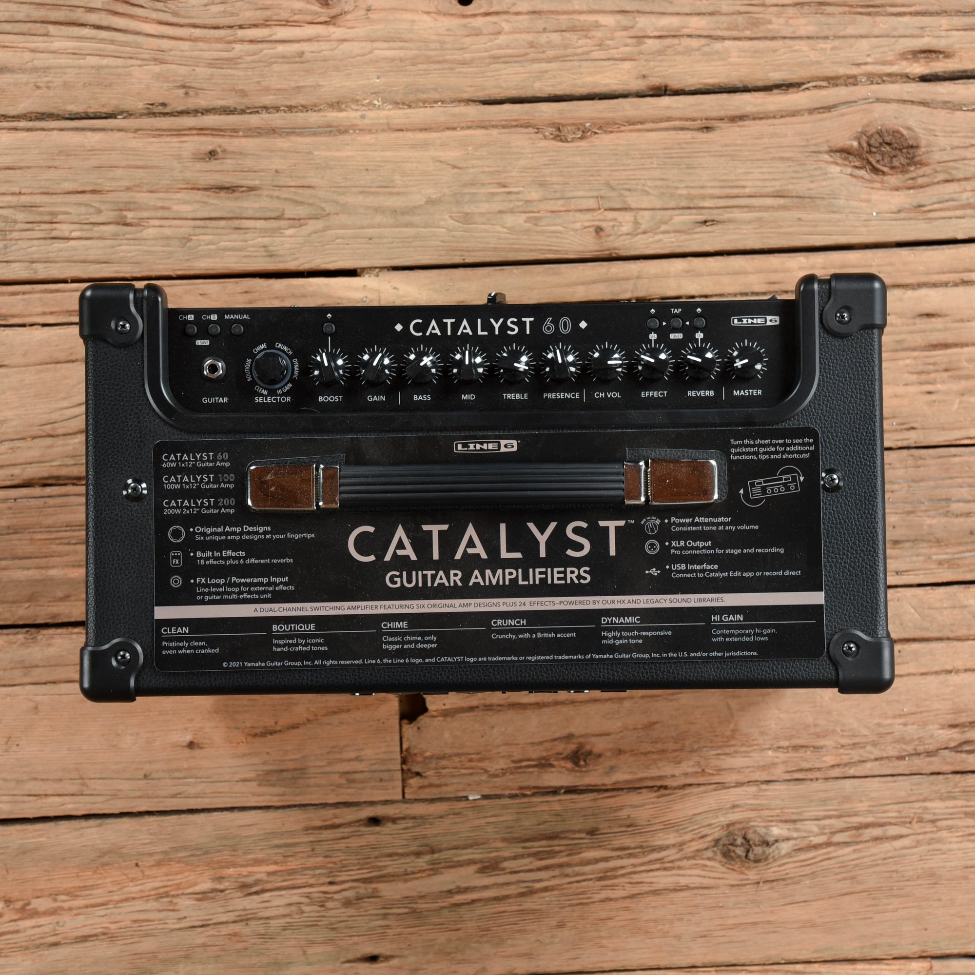 Line 6 Catalyst 60 2-Channel 60-Watt 1x12" Modeling Guitar Combo ...