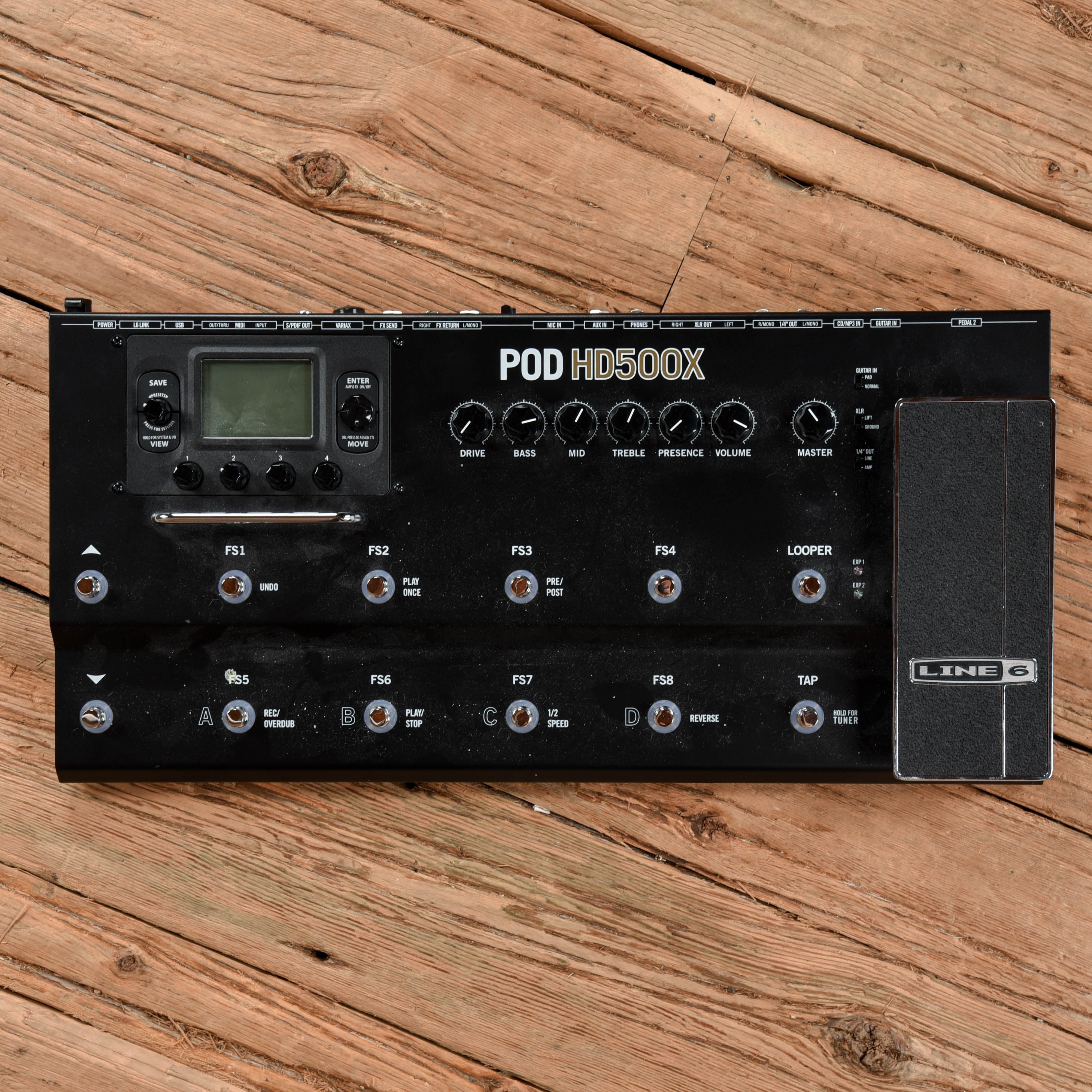 Line 6 POD HD500X Multi-Effect and Amp Modeler – Chicago Music Exchange