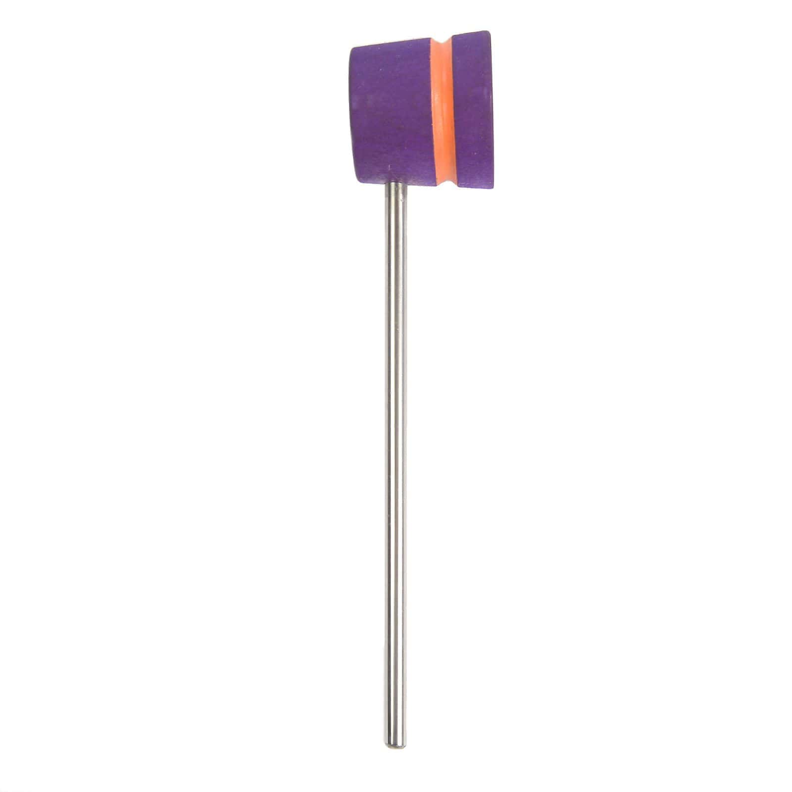 Low Boy Lightweight Wood Bass Drum Beater Purple w/Orange Stripes ...
