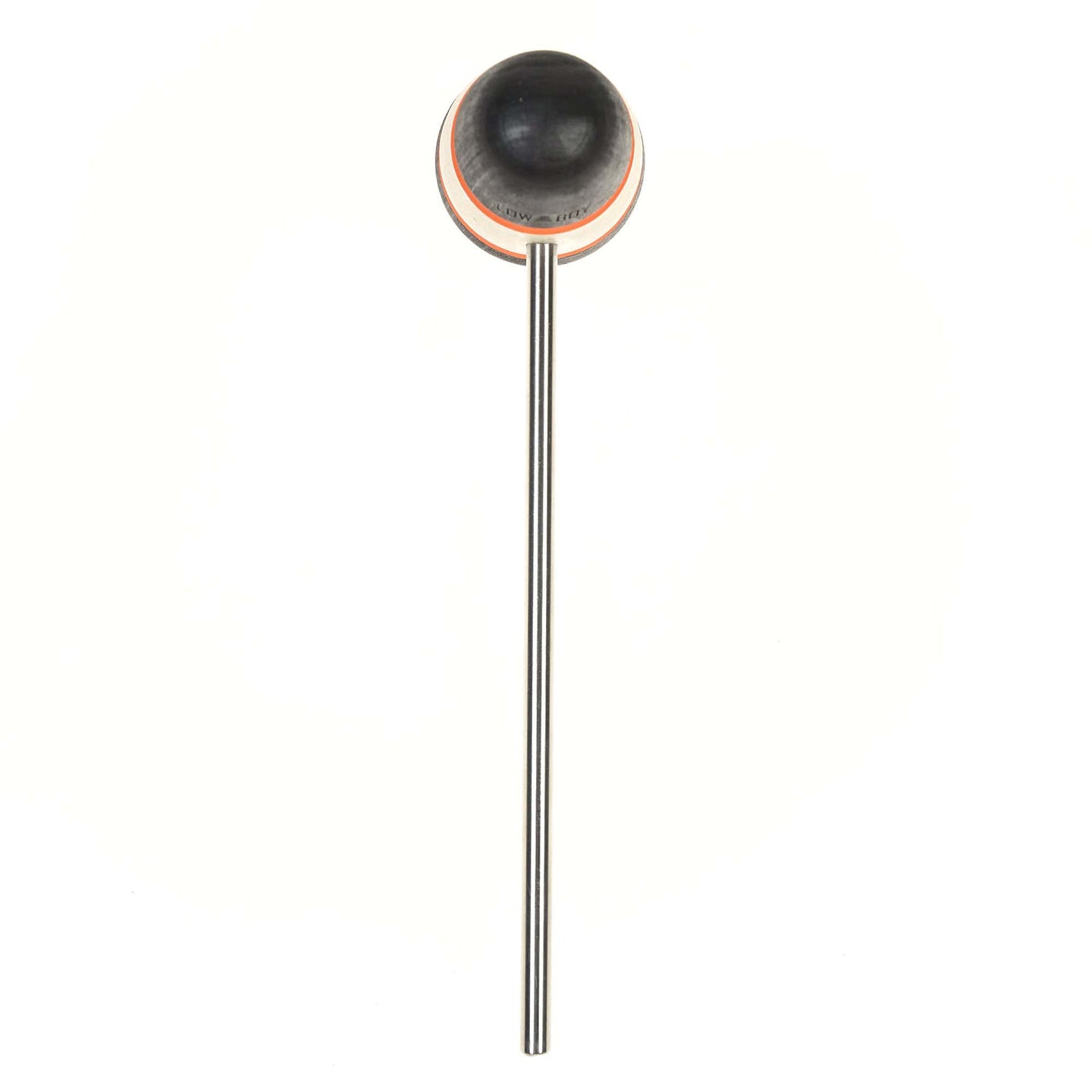 Low Boy Standard Wood Brown Bass Drum Beater Black/White/Black w/Orang ...