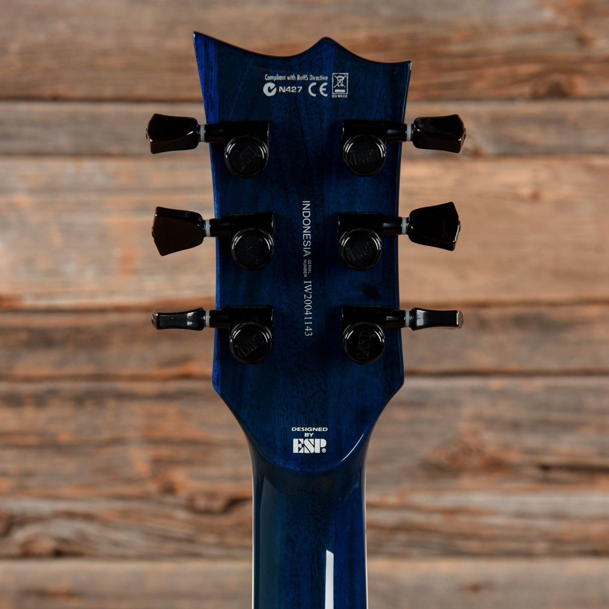 LTD EC-1000 Deluxe Blue Natural Fade – Chicago Music Exchange