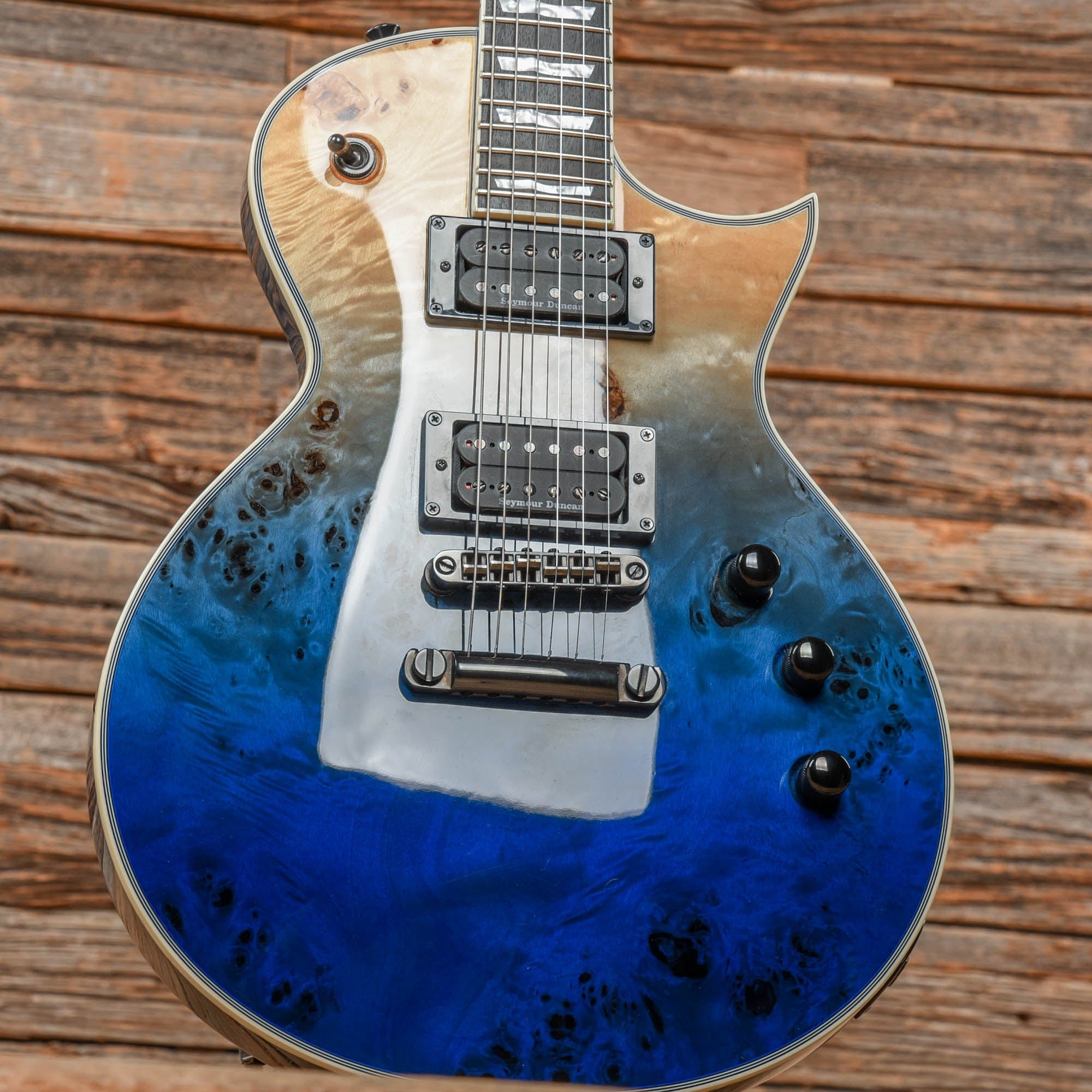 LTD EC-1000 Deluxe Blue Natural Fade – Chicago Music Exchange