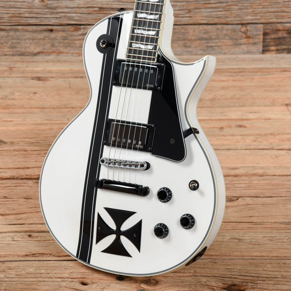 LTD Iron Cross James Hetfield Signature White – Chicago Music Exchange