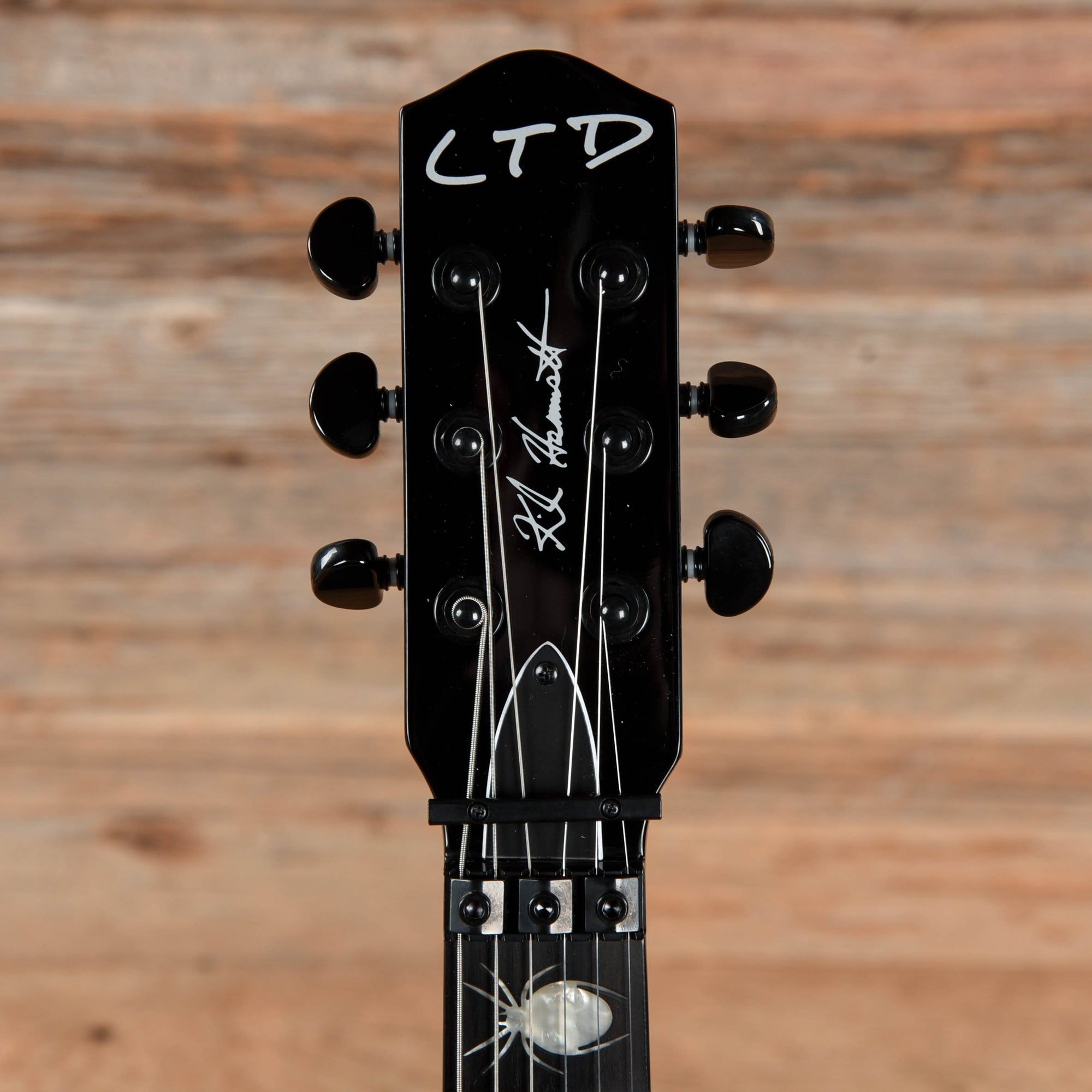 LTD KH-3 Kirk Hammett Signature Spider Black – Chicago Music Exchange