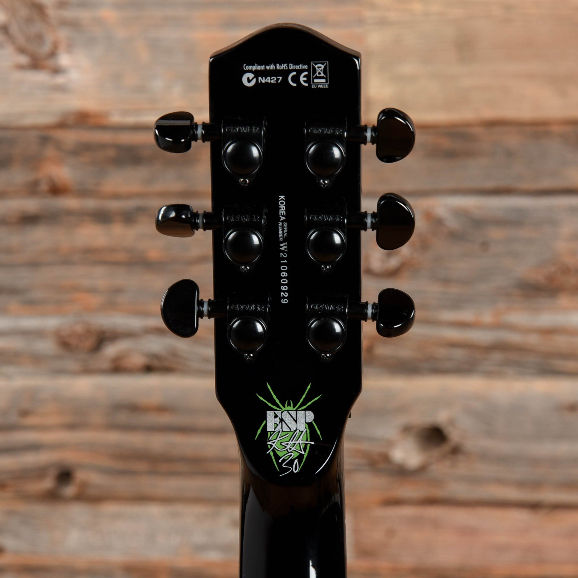 LTD KH-3 Kirk Hammett Signature Spider Black – Chicago Music Exchange