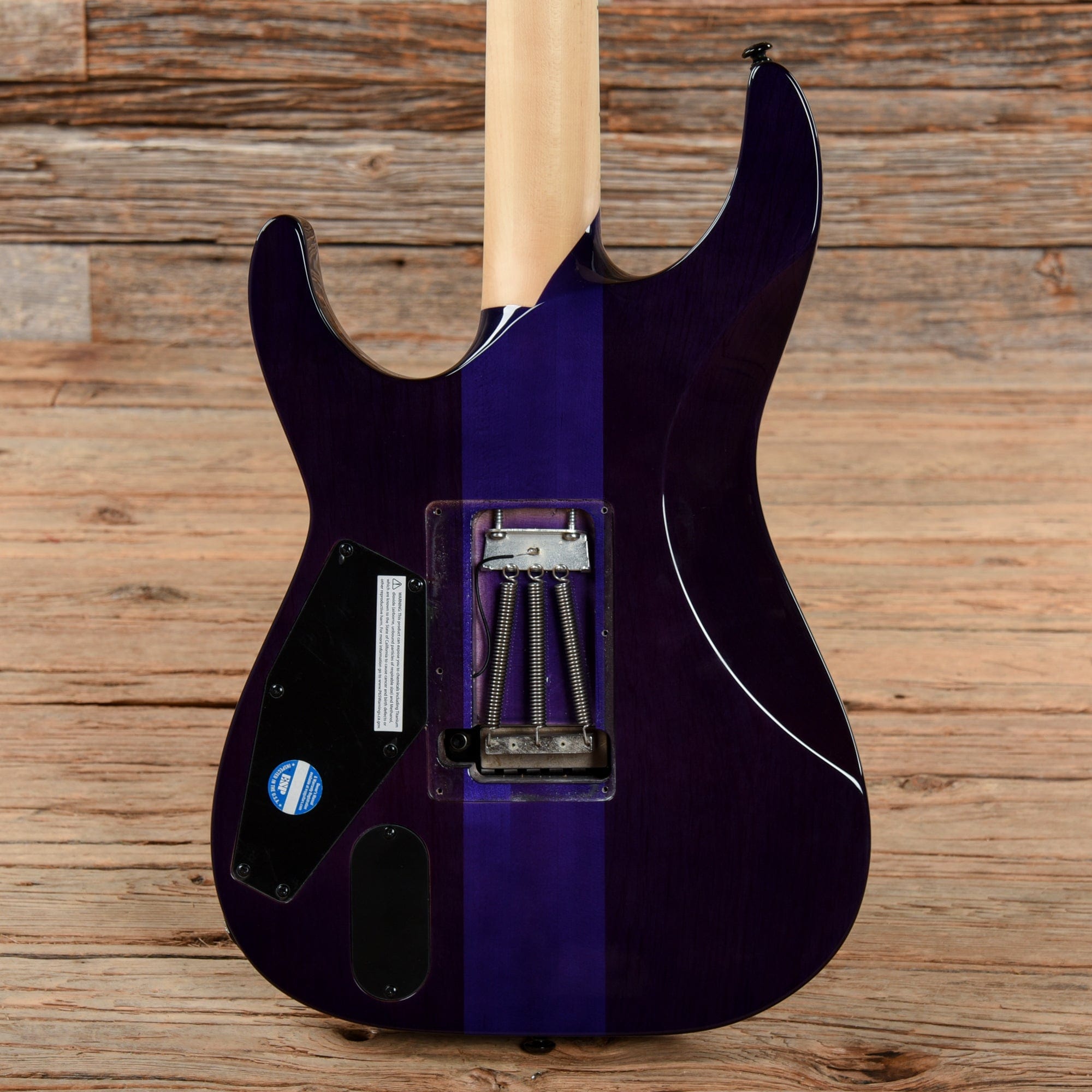 LTD M-1000 Deluxe Purple Natural Burst 2019 – Chicago Music Exchange