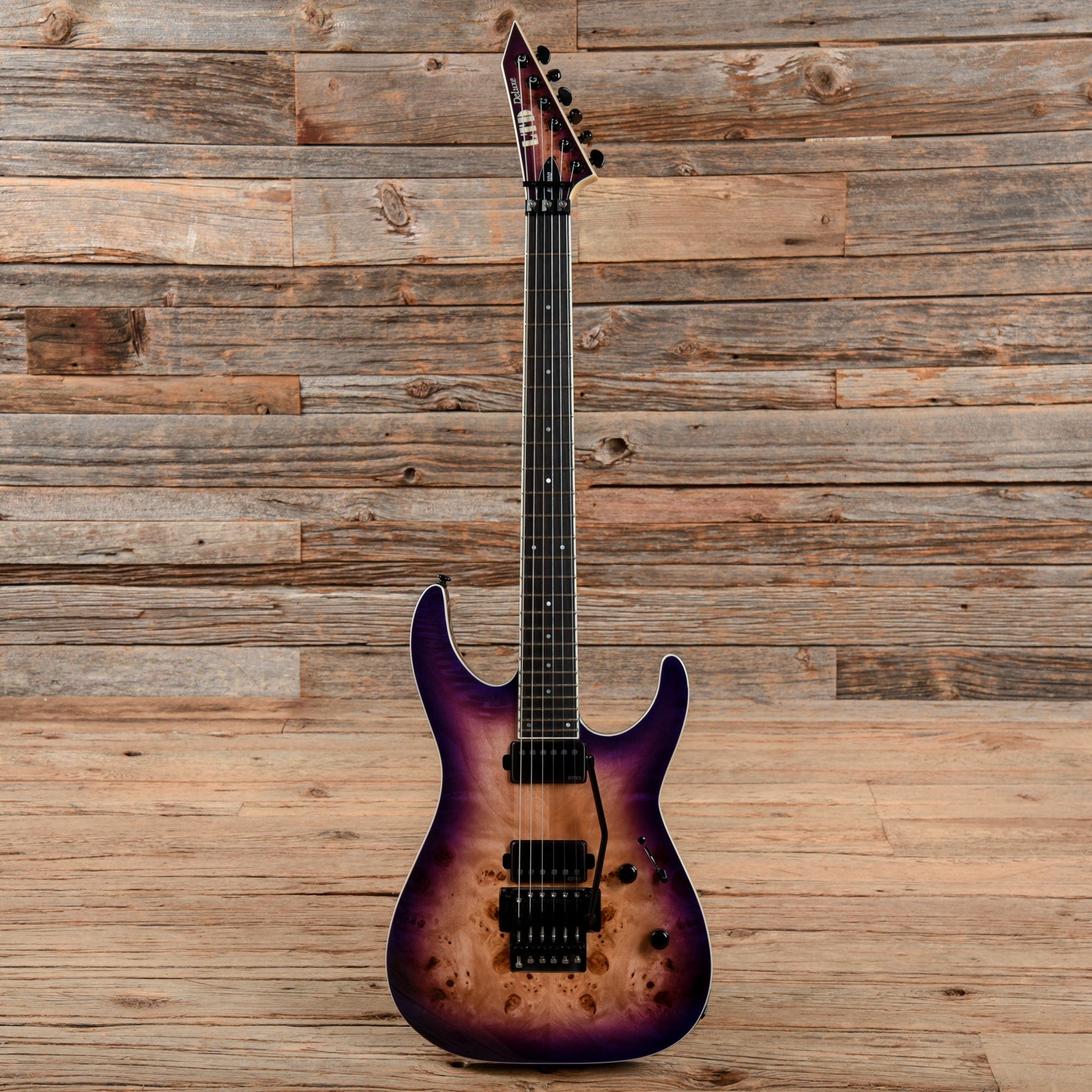 LTD M-1000 Deluxe Purple Natural Burst 2019 – Chicago Music Exchange