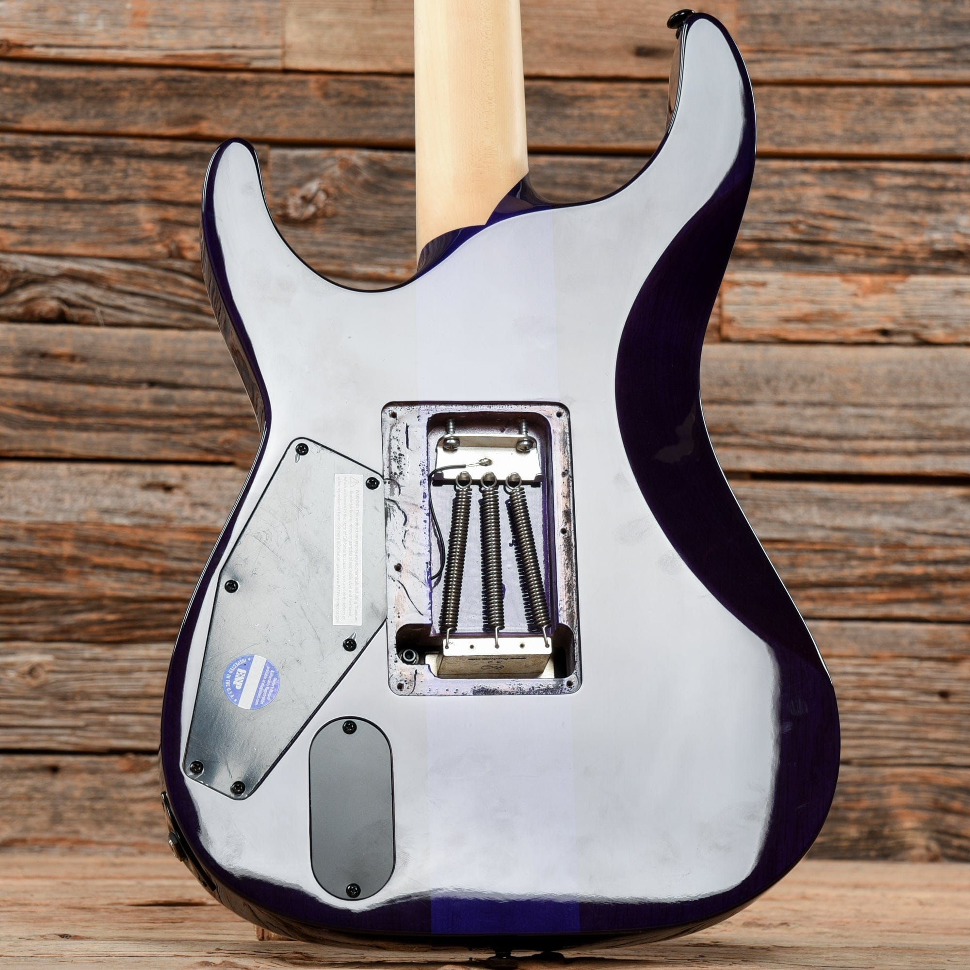 LTD M-1000 Deluxe Purple Natural Burst 2019 – Chicago Music Exchange