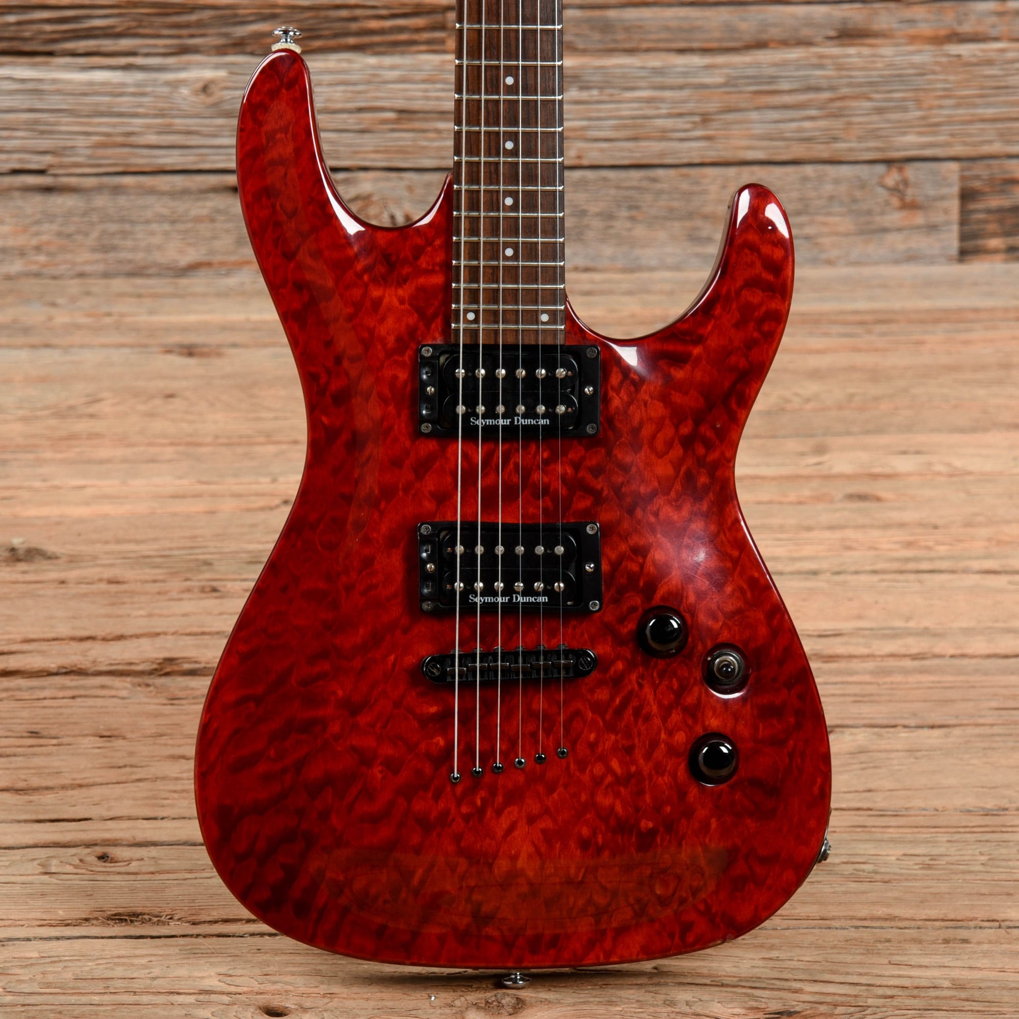 LTD MH-100QMNT Cherry – Chicago Music Exchange