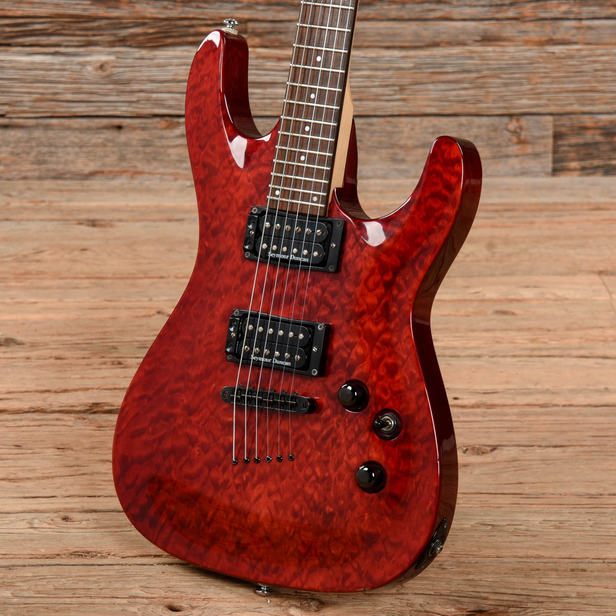 LTD MH-100QMNT Cherry – Chicago Music Exchange