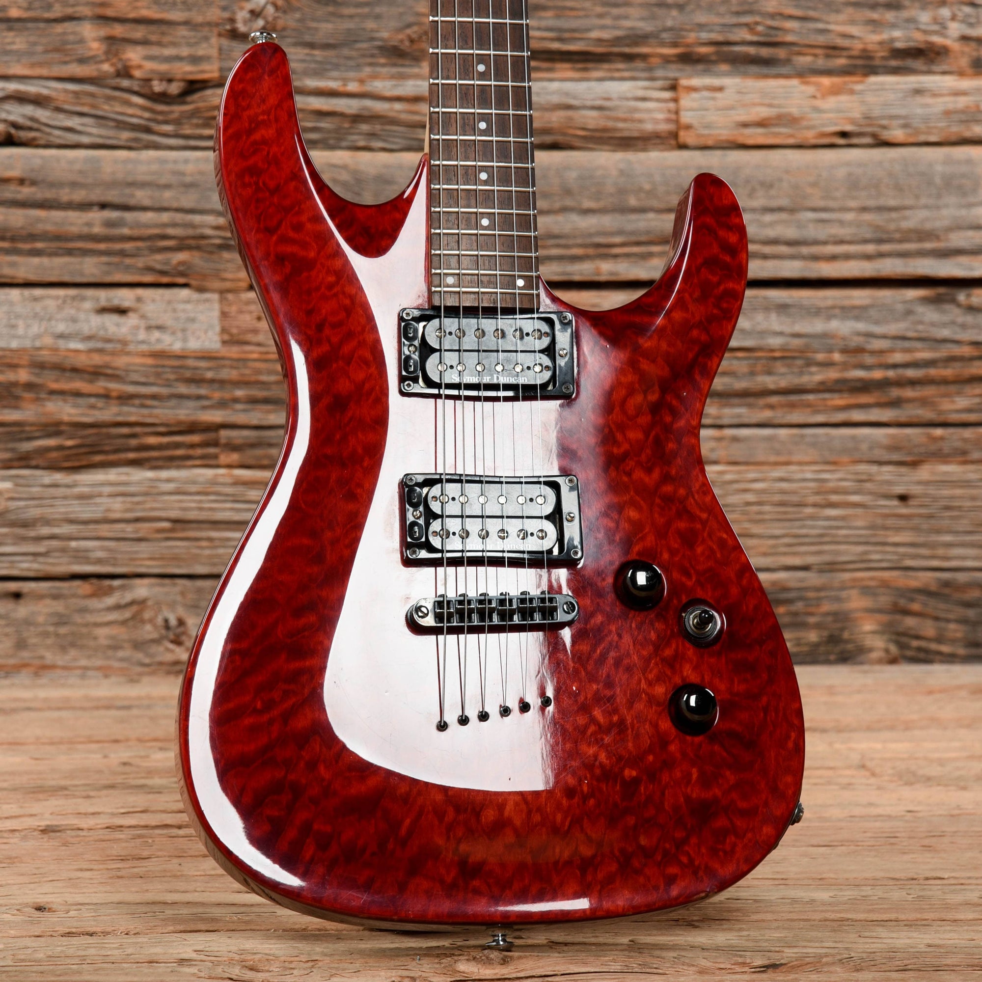 LTD MH-100QMNT Cherry – Chicago Music Exchange