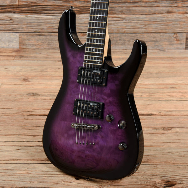 LTD MH-100QMNT Purple Burst 2014 – Chicago Music Exchange