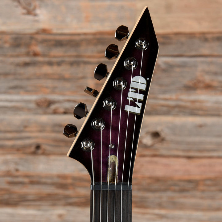 LTD MH-100QMNT Purple Burst 2014 – Chicago Music Exchange
