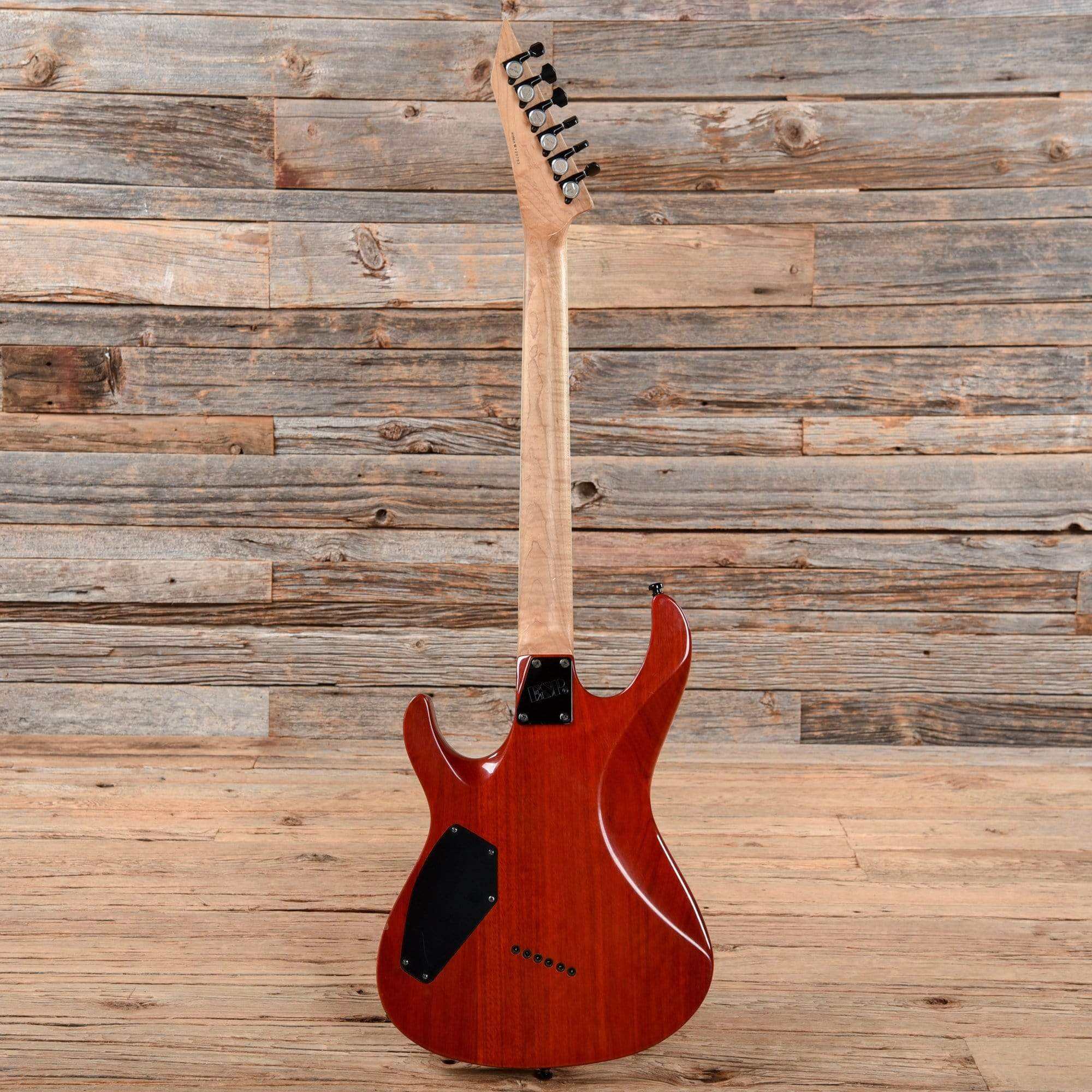 LTD MV-200 Transparent Red Flame – Chicago Music Exchange