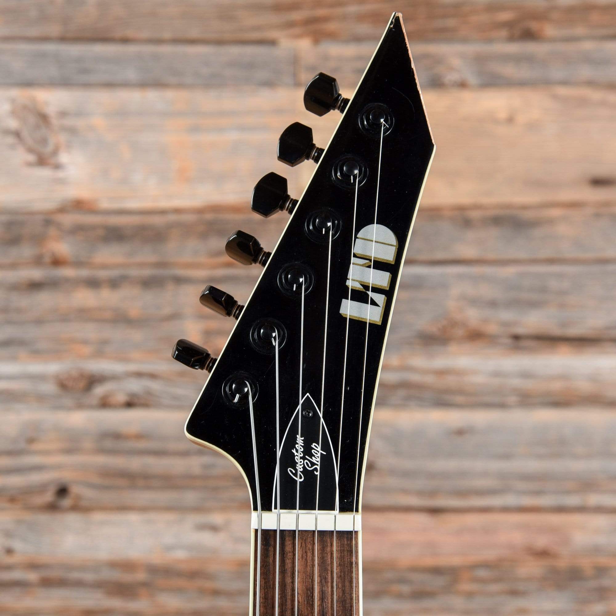 LTD MV-200 Transparent Red Flame – Chicago Music Exchange