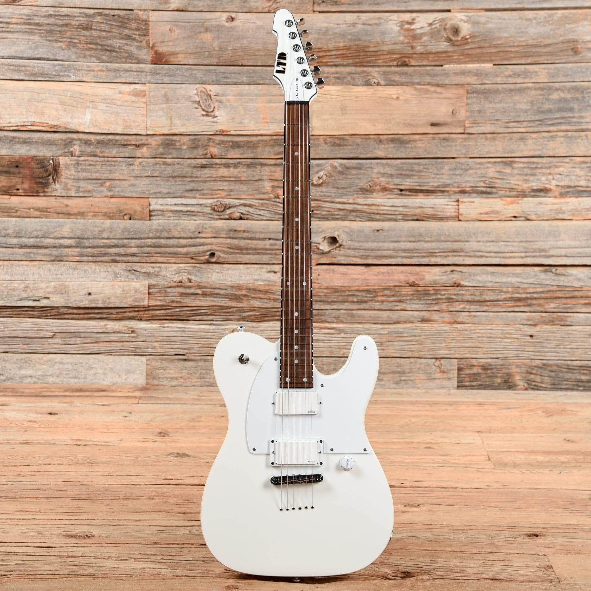 LTD TED-600T Ted Aguilar Signature White 2018 – Chicago Music Exchange