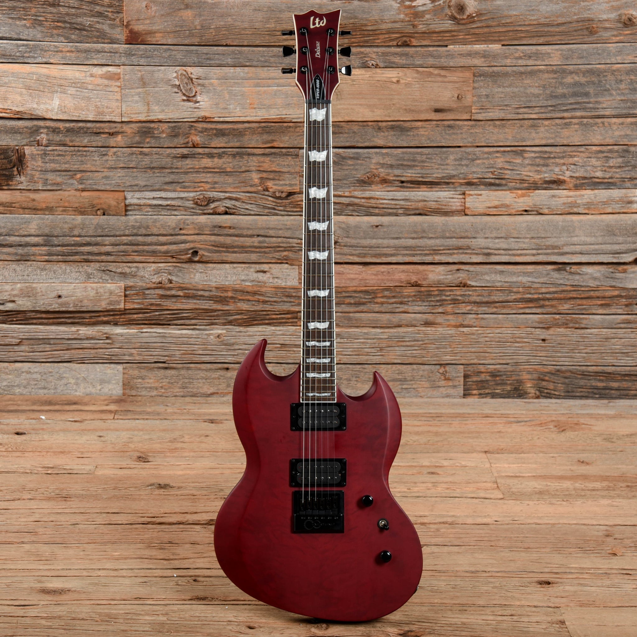 LTD Viper 1000 Deluxe Evertune See Through Black Cherry Stain 2019 ...