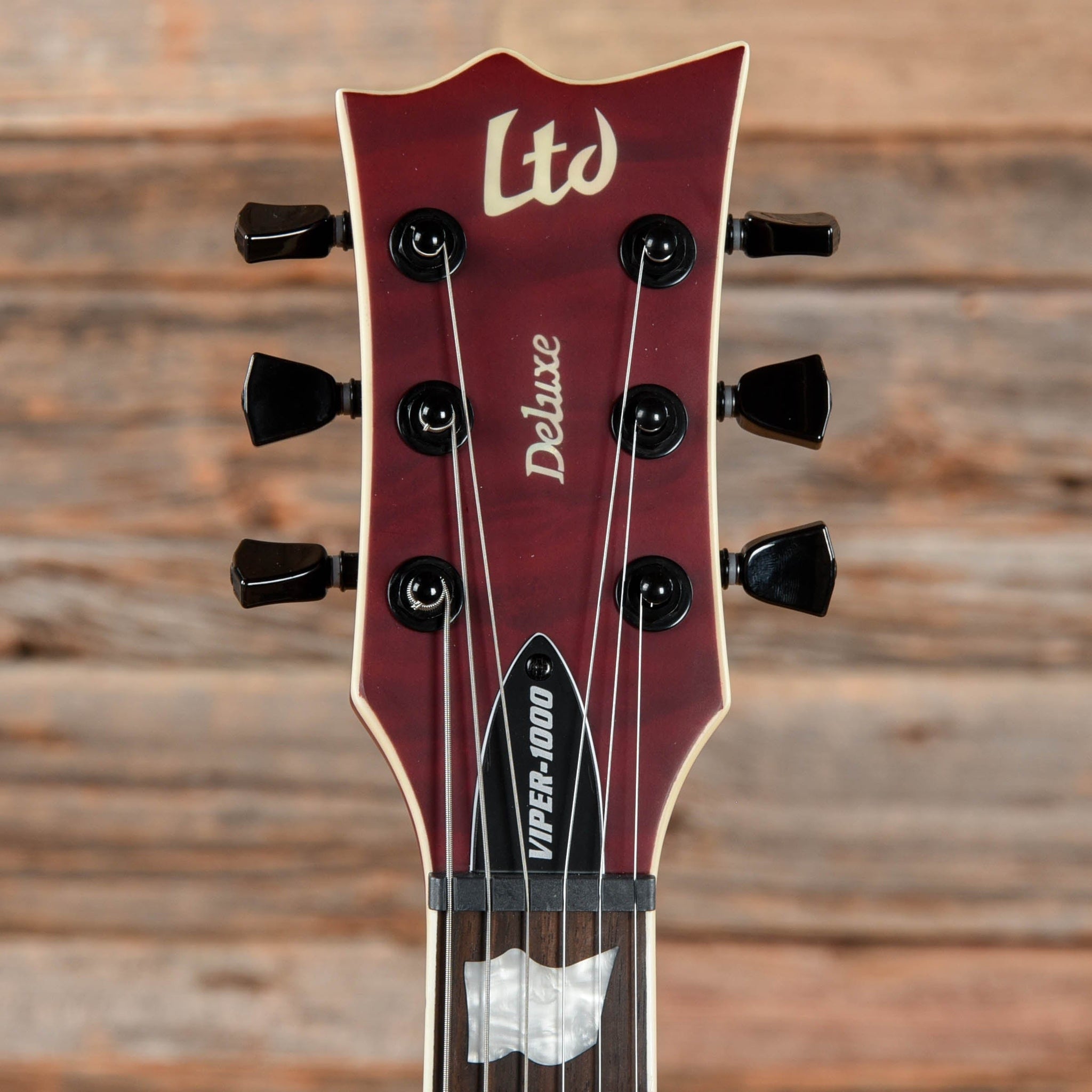 LTD Viper 1000 Deluxe Evertune See Through Black Cherry Stain 2019 ...