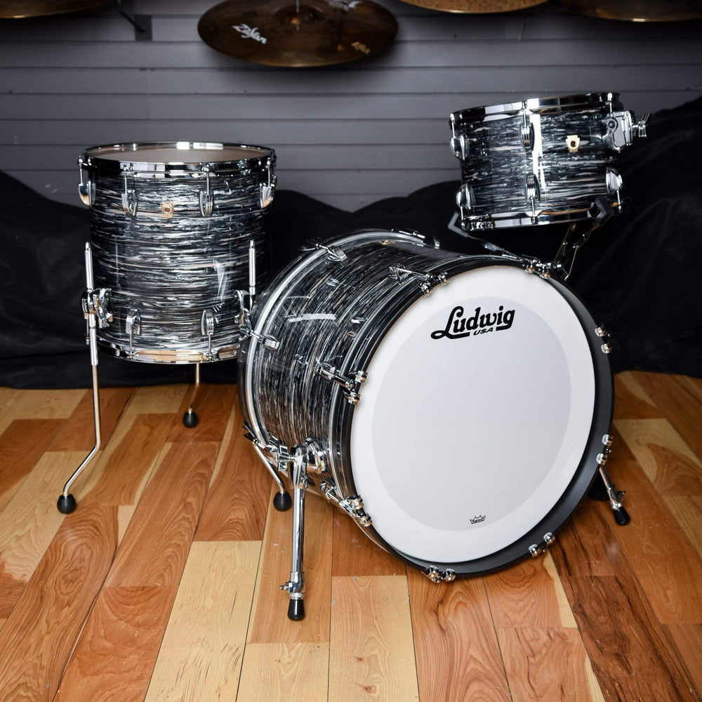 Ludwig Classic Maple 12/14/20 3pc. Kit Aged Onyx Marine – Chicago Music ...