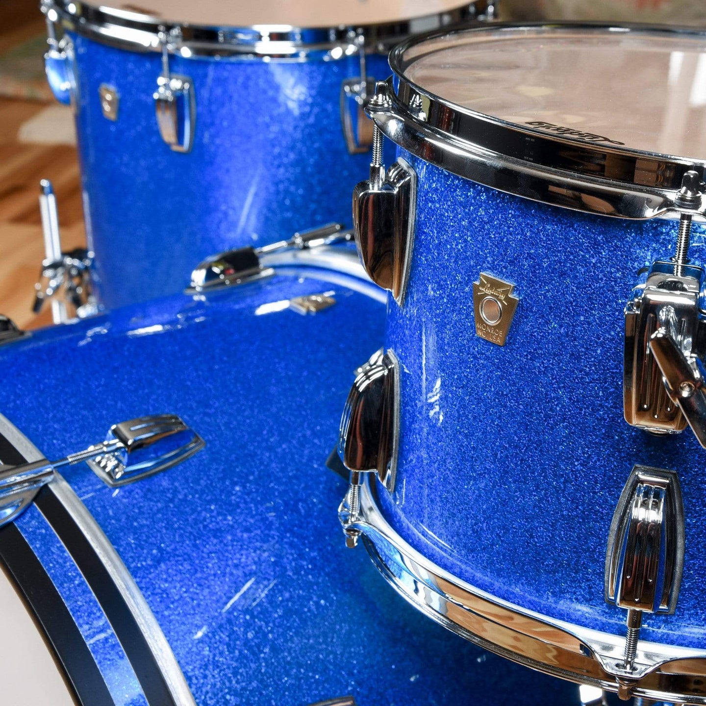 Ludwig Classic Maple 13/16/24 3pc. Drum Kit Blue Sparkle – Chicago ...