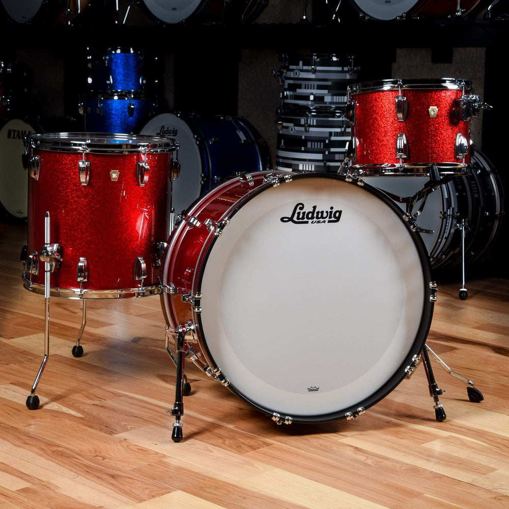 Ludwig Classic Maple 13/16/24 3pc. Drum Kit Blue Sparkle – Chicago ...