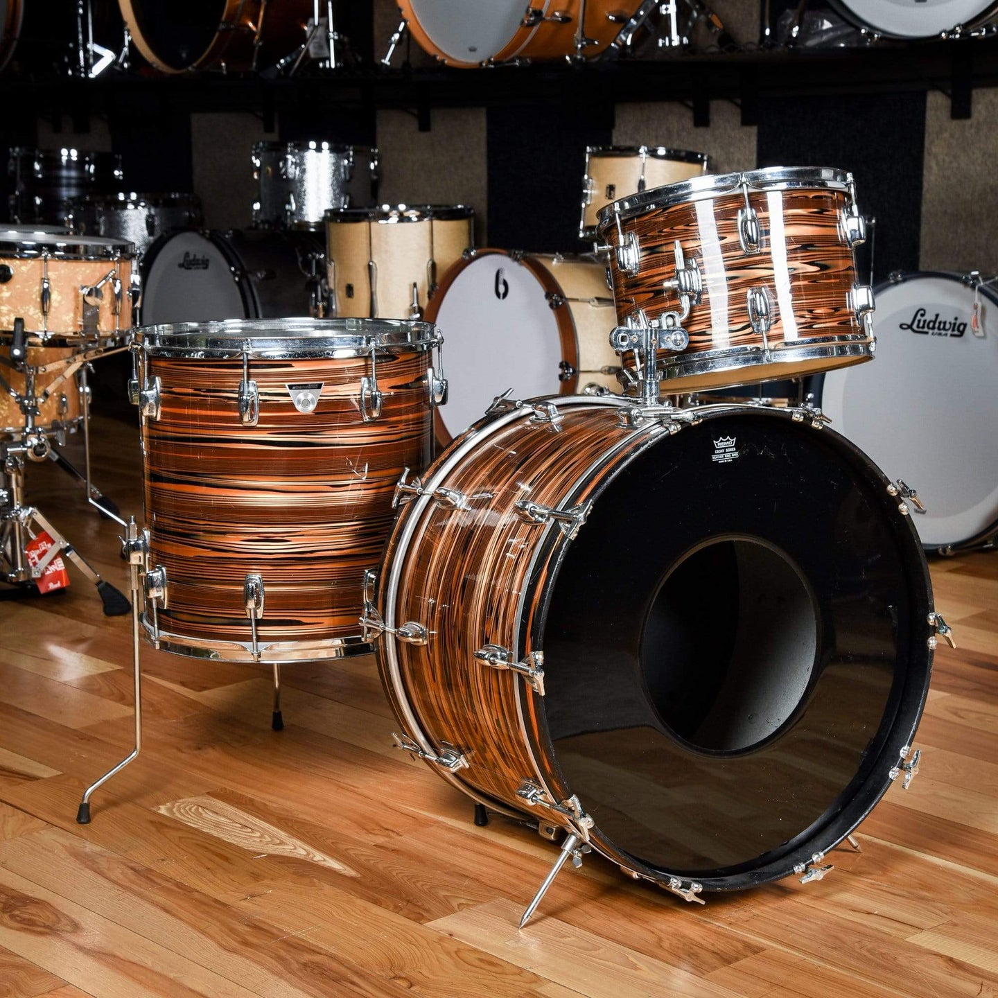 Ludwig Standard 13/16/22 Bronze Strata – Chicago Music Exchange