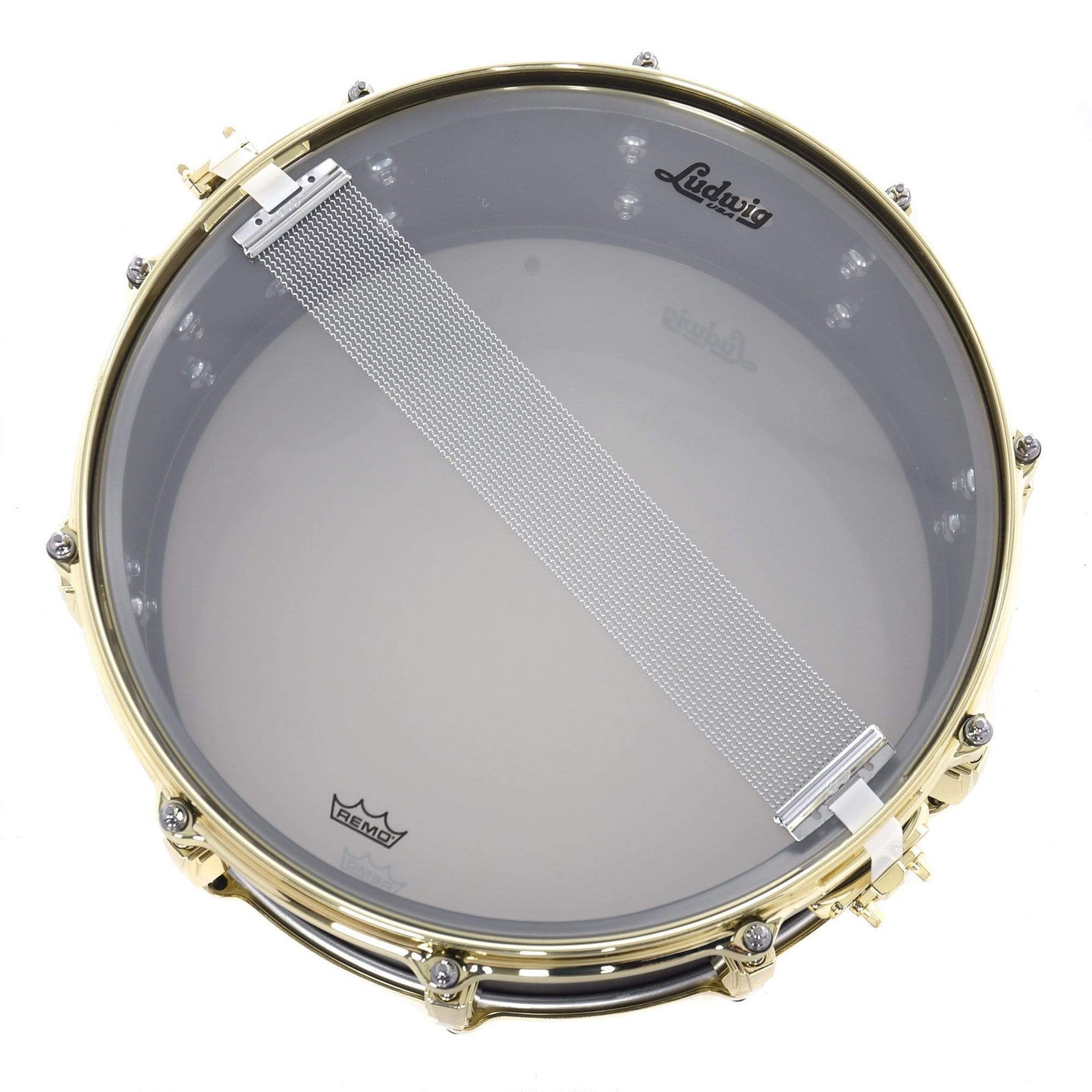 Ludwig 5.5x14 110th Anniversary Heirloom Black Brass Snare Drum ...