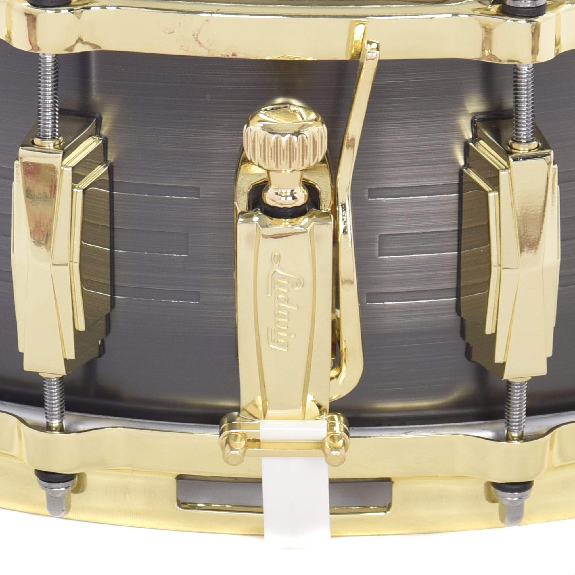 Ludwig 5.5x14 110th Anniversary Heirloom Black Brass Snare Drum ...
