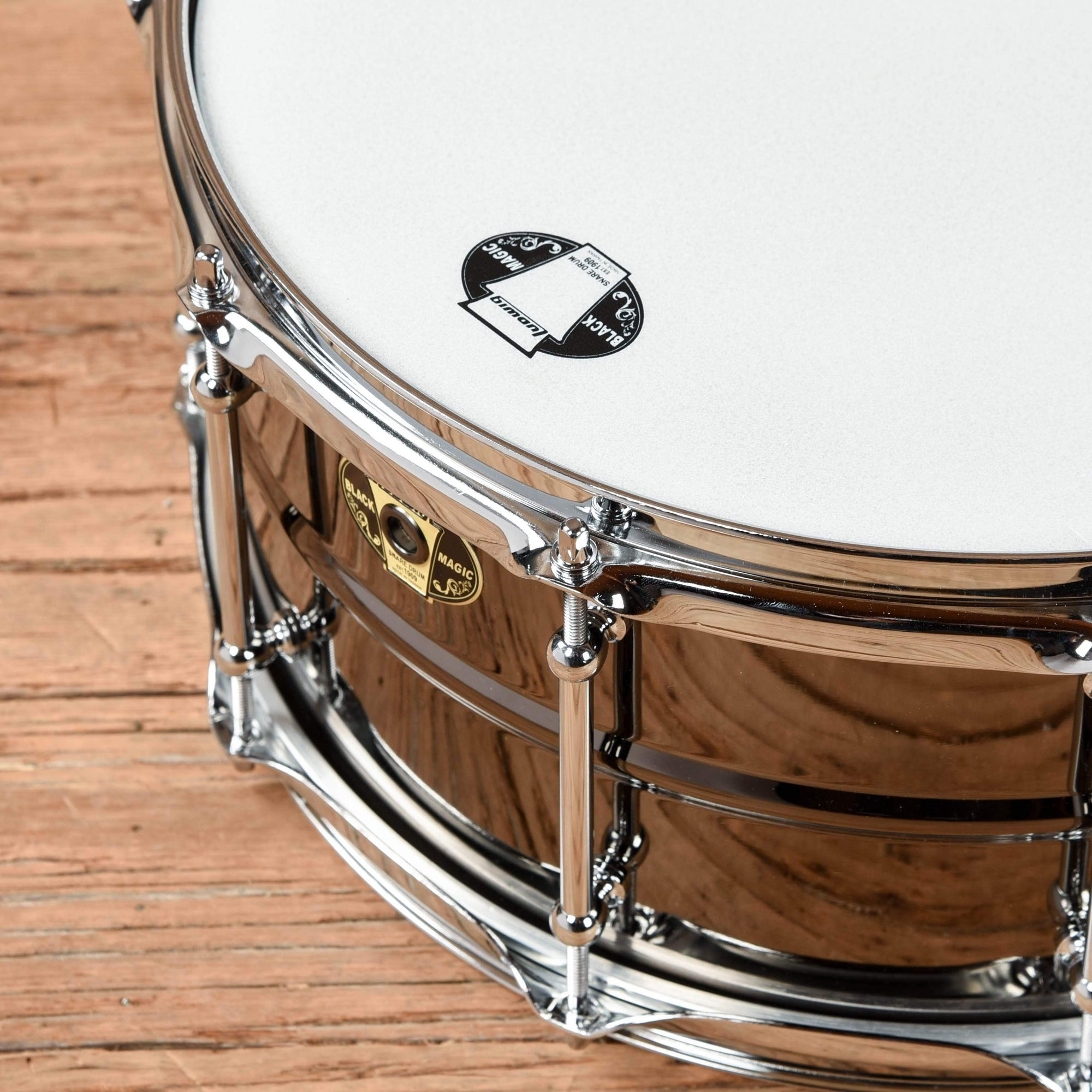 Ludwig 6.5x14 Black Magic Snare Drum w/Tube Lugs – Chicago Music Exchange