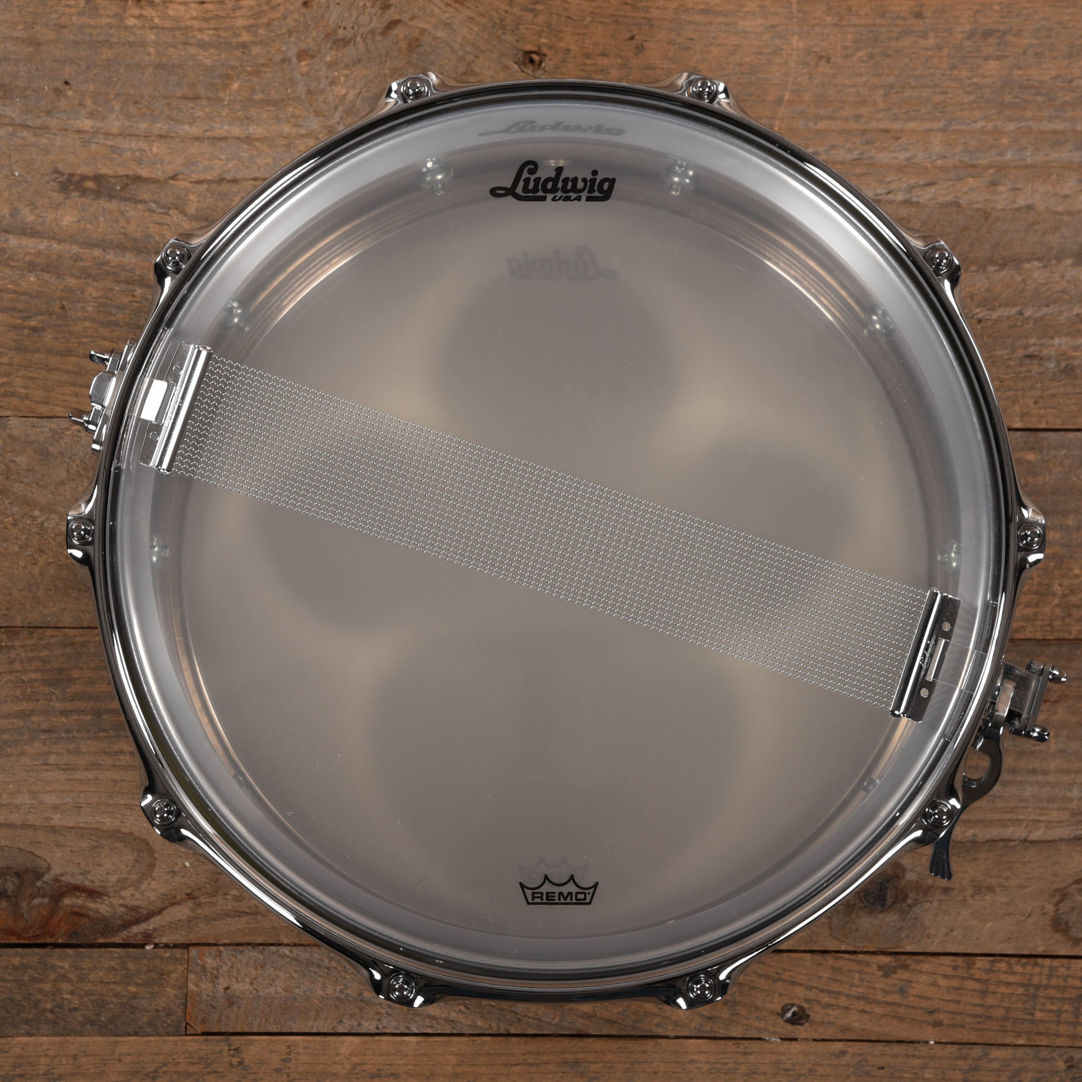 Ludwig 6.5x14 Supraphonic Snare Drum w/Blue Olive Badge – Chicago Music ...