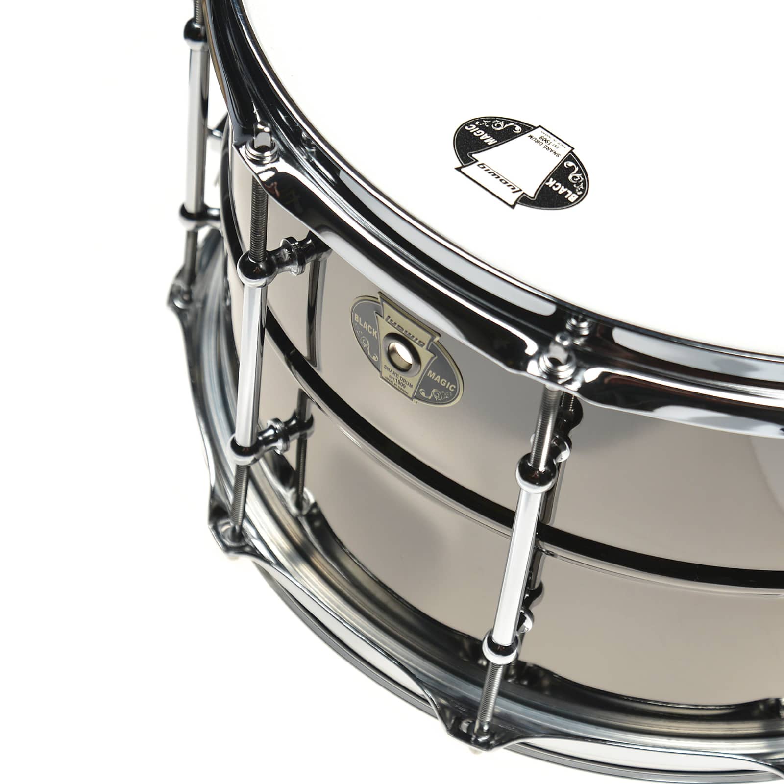 Ludwig 8x14 Black Magic Snare Drum w/Chrome Hdw – Chicago Music Exchange