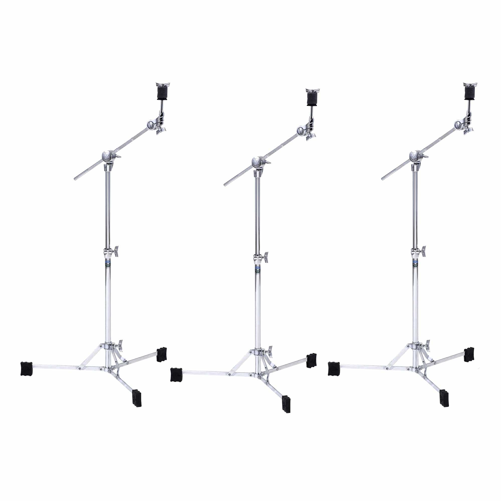 Ludwig Atlas Classic Flat Base Boom Cymbal Stand (3 Pack Bundle ...