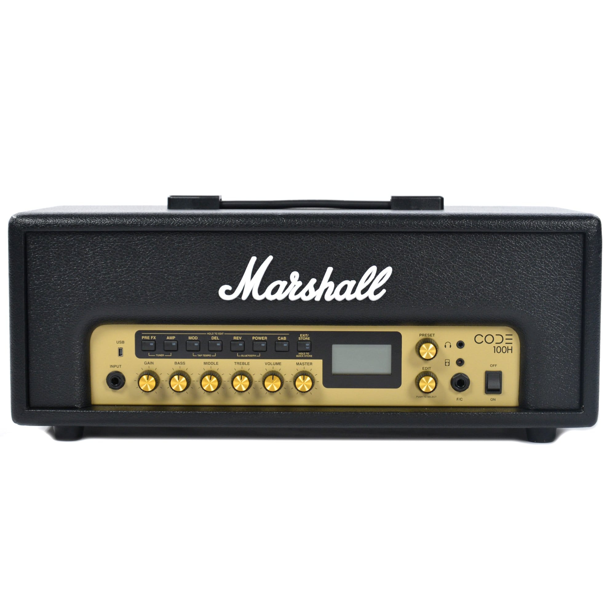 Marshall Code 100W Digital Head w/100 Presets, Bluetooth, and USB ...