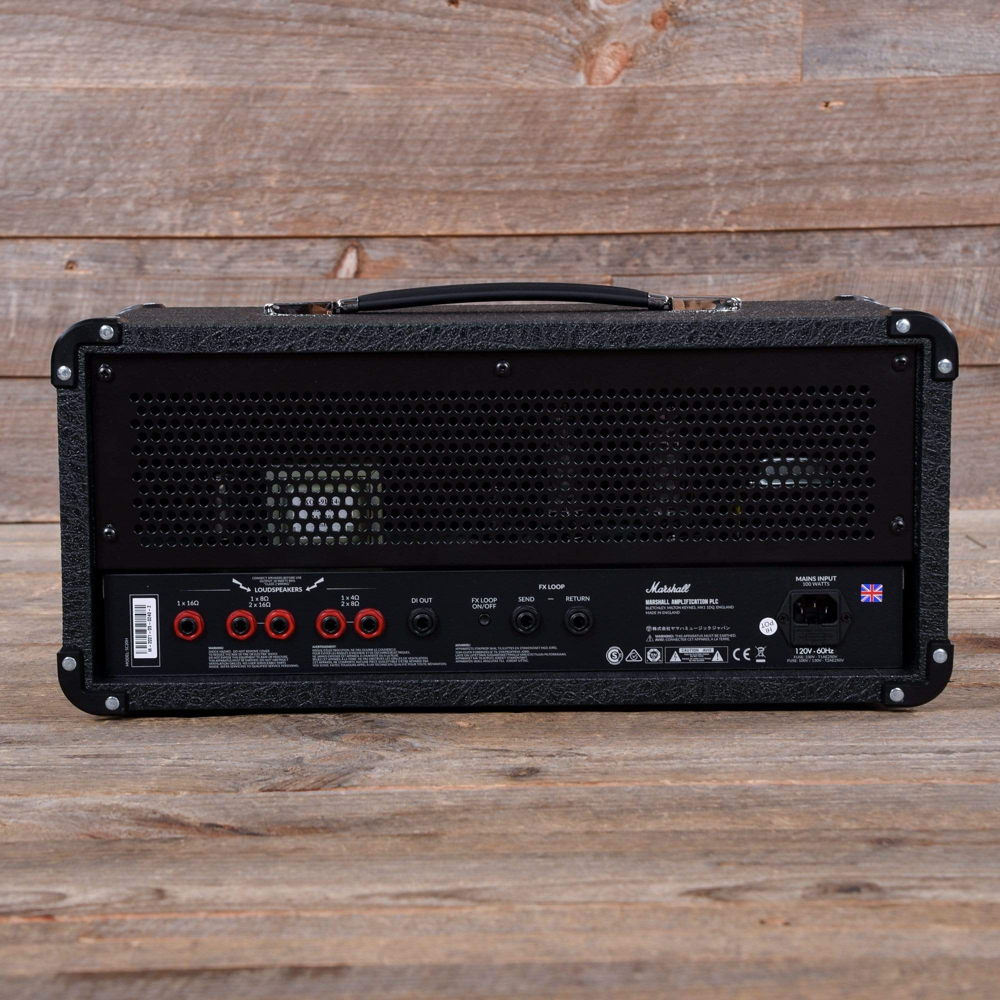 Marshall Limited Edition SC20H Studio Classic Stealth Black JCM800 Ser ...