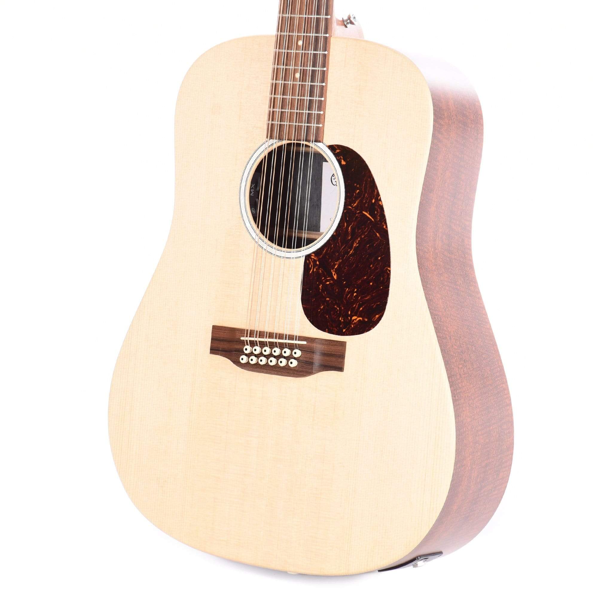 Martin D-X2E 12-String Sitka/Mahogany HPL Natural w/Fishman MX ...