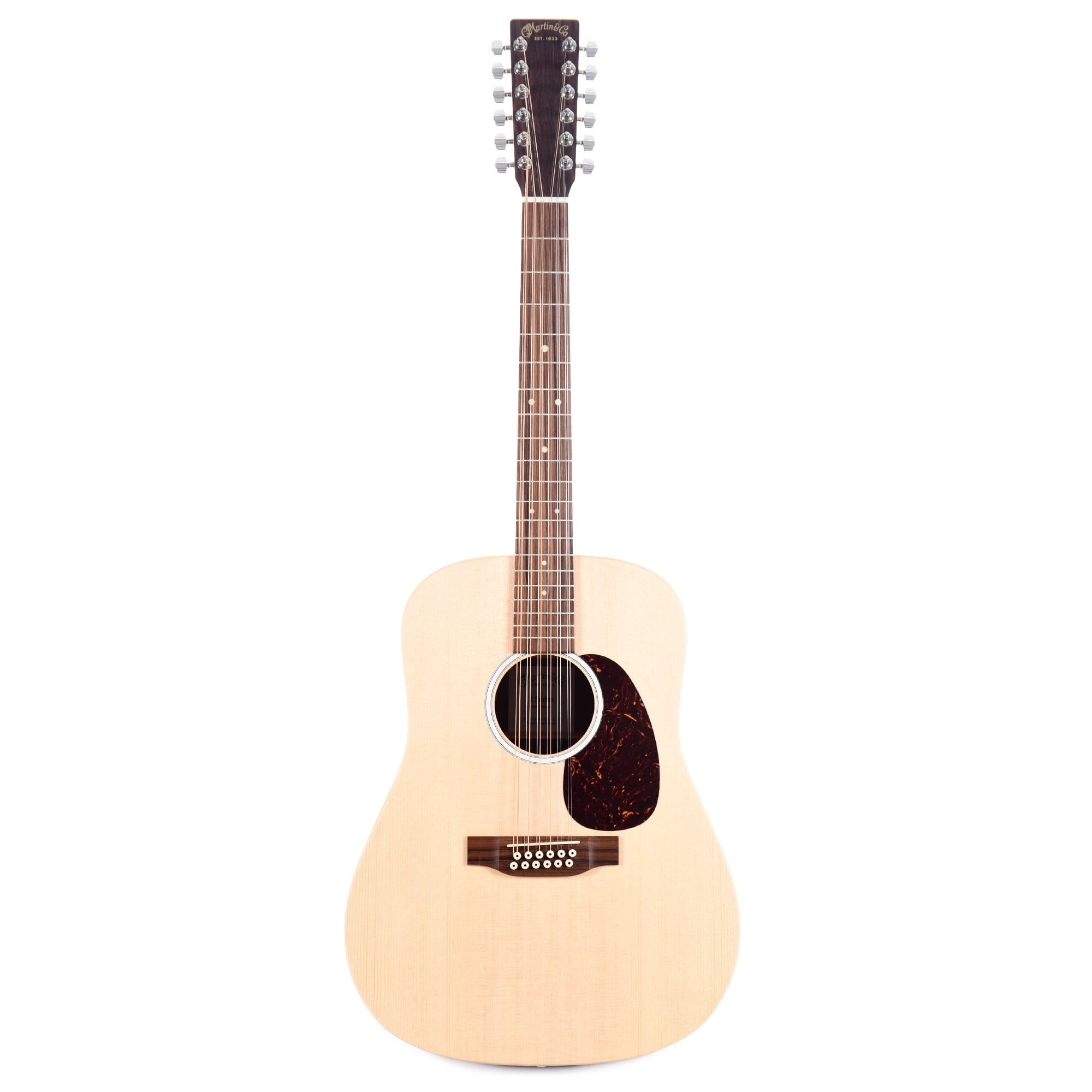 Martin D-X2E 12-String Sitka/Mahogany HPL Natural w/Fishman MX ...