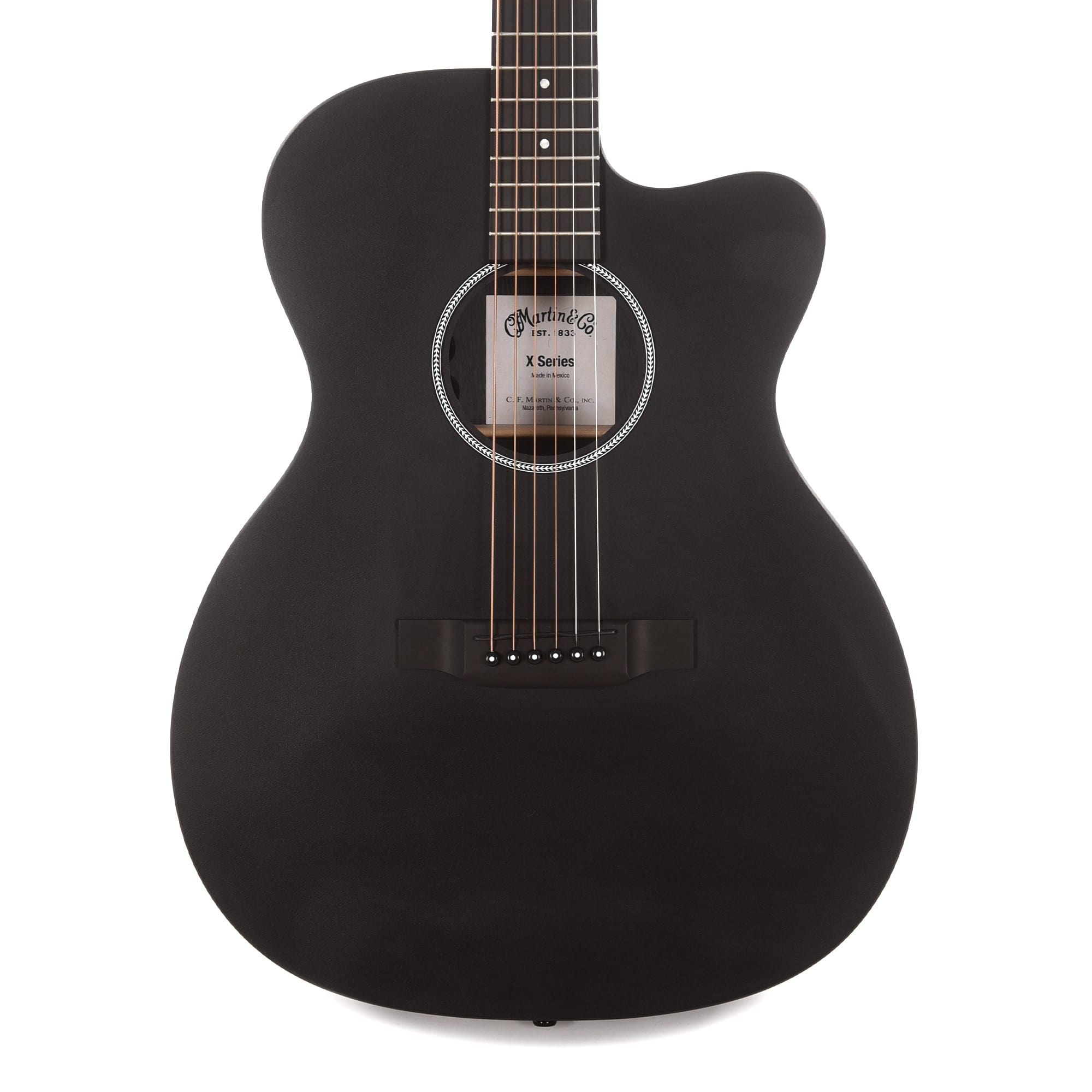 Black Martin Acoustic Guitar