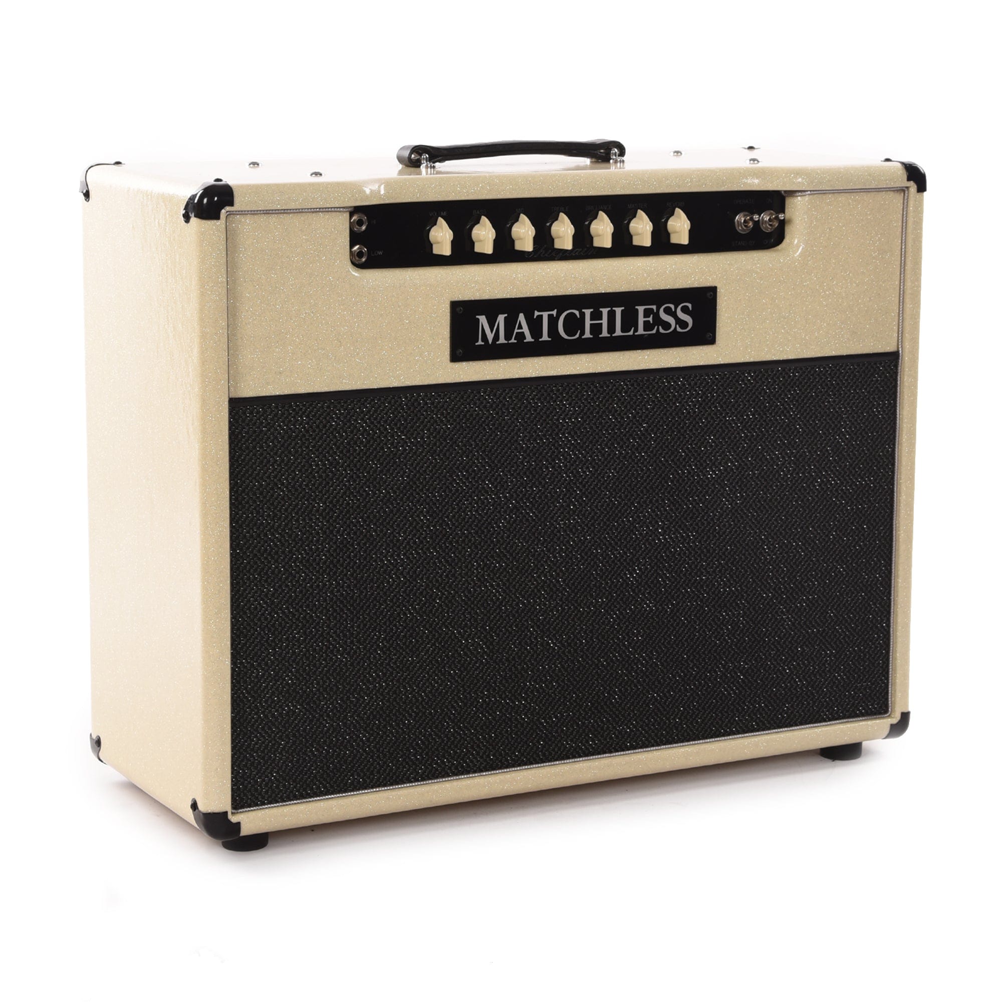 Matchless Chieftain Reverb 40W 2x12" Combo Sparkle Cream w/ Gold Grill ...