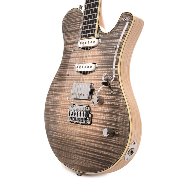 Mayones Legend V22 Flame Maple Black Feather Gloss – Chicago Music Exchange