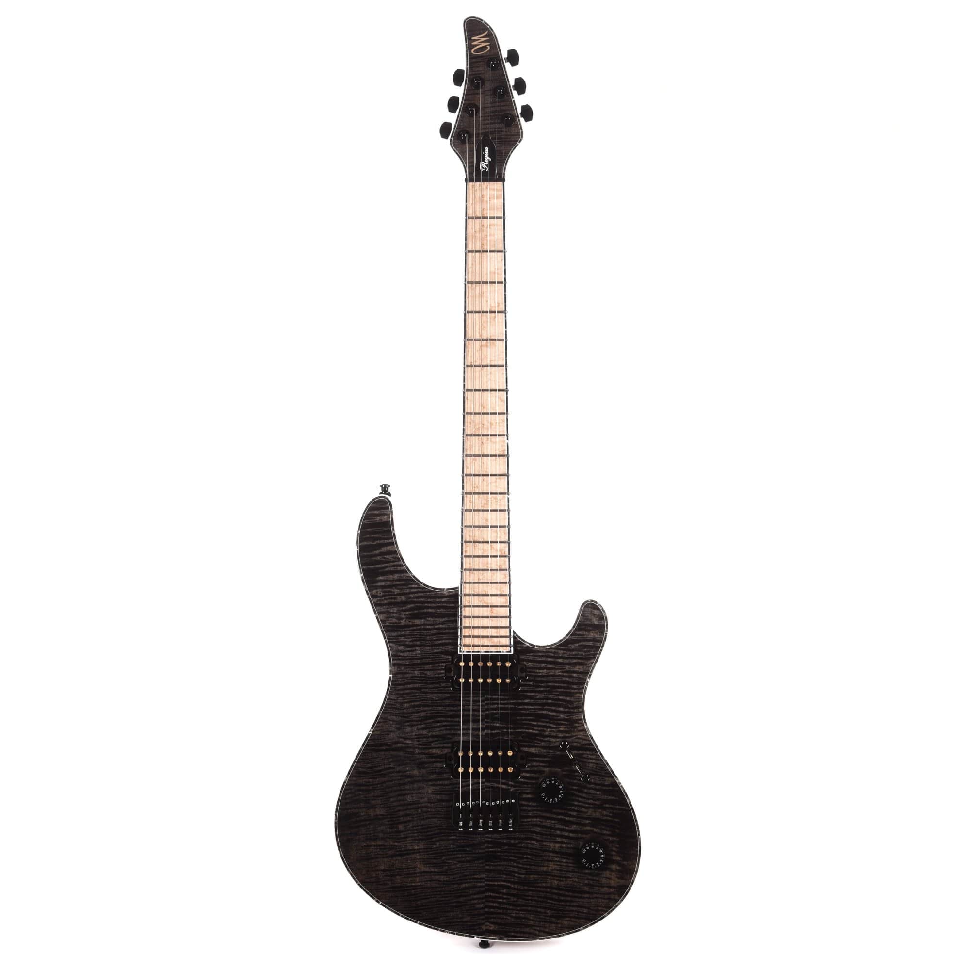 Mayones Regius 6 Flamed Maple Graphite Gloss – Chicago Music Exchange