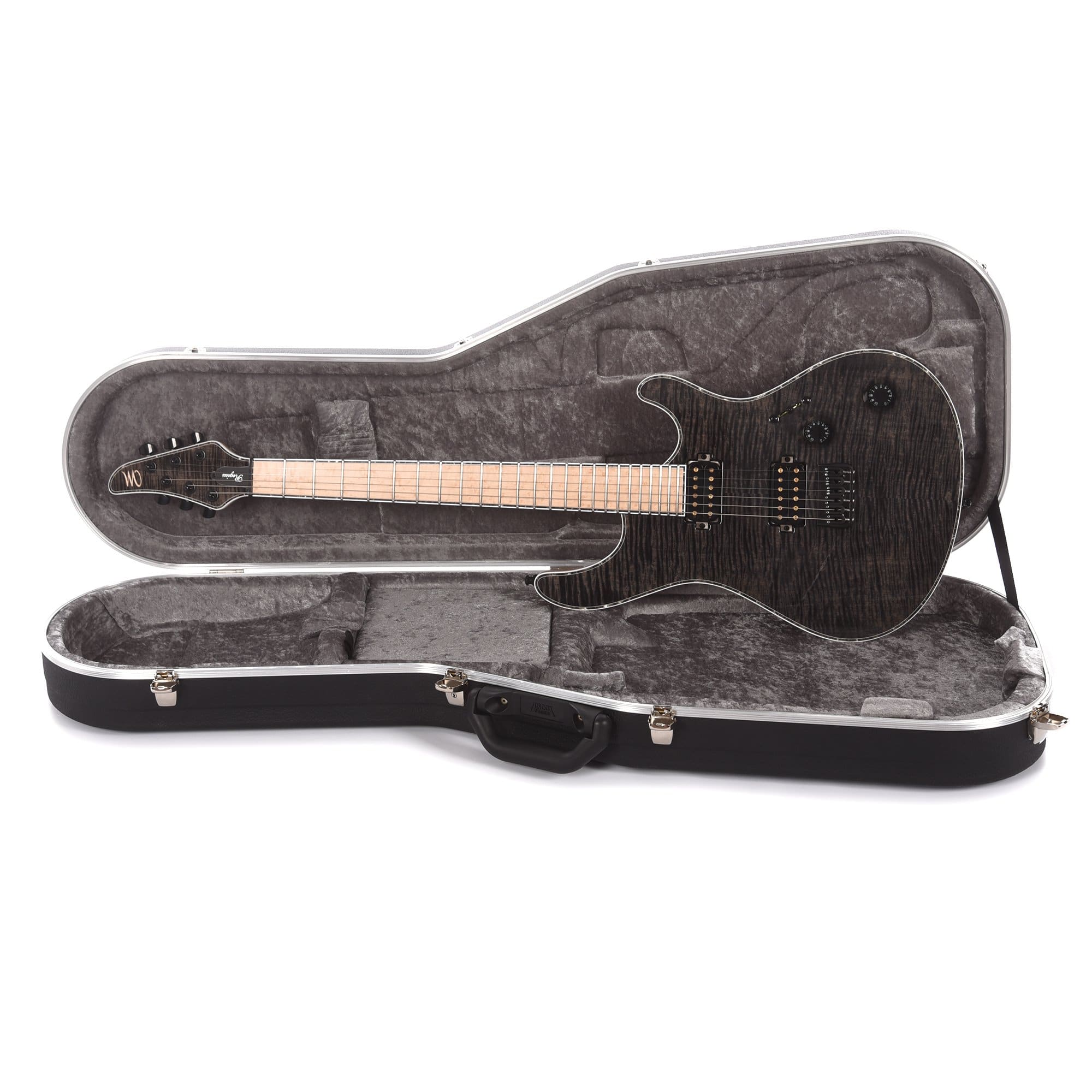 Mayones Regius 6 Flamed Maple Graphite Gloss – Chicago Music Exchange