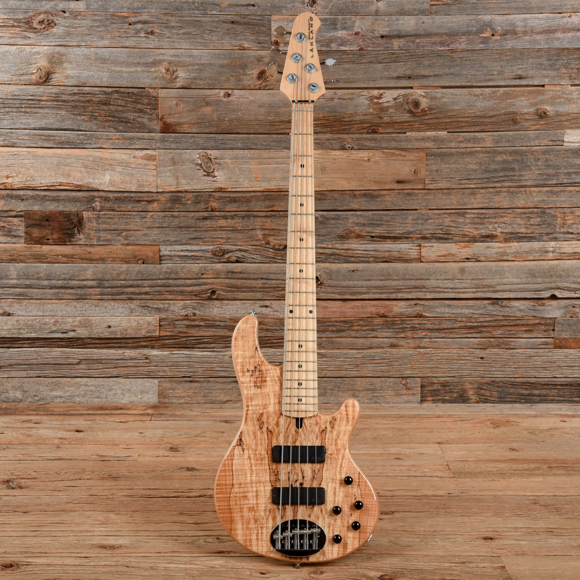 Lakland Skyline Series 55-01 Deluxe Spalted Maple 2017 – Chicago Music Exchange