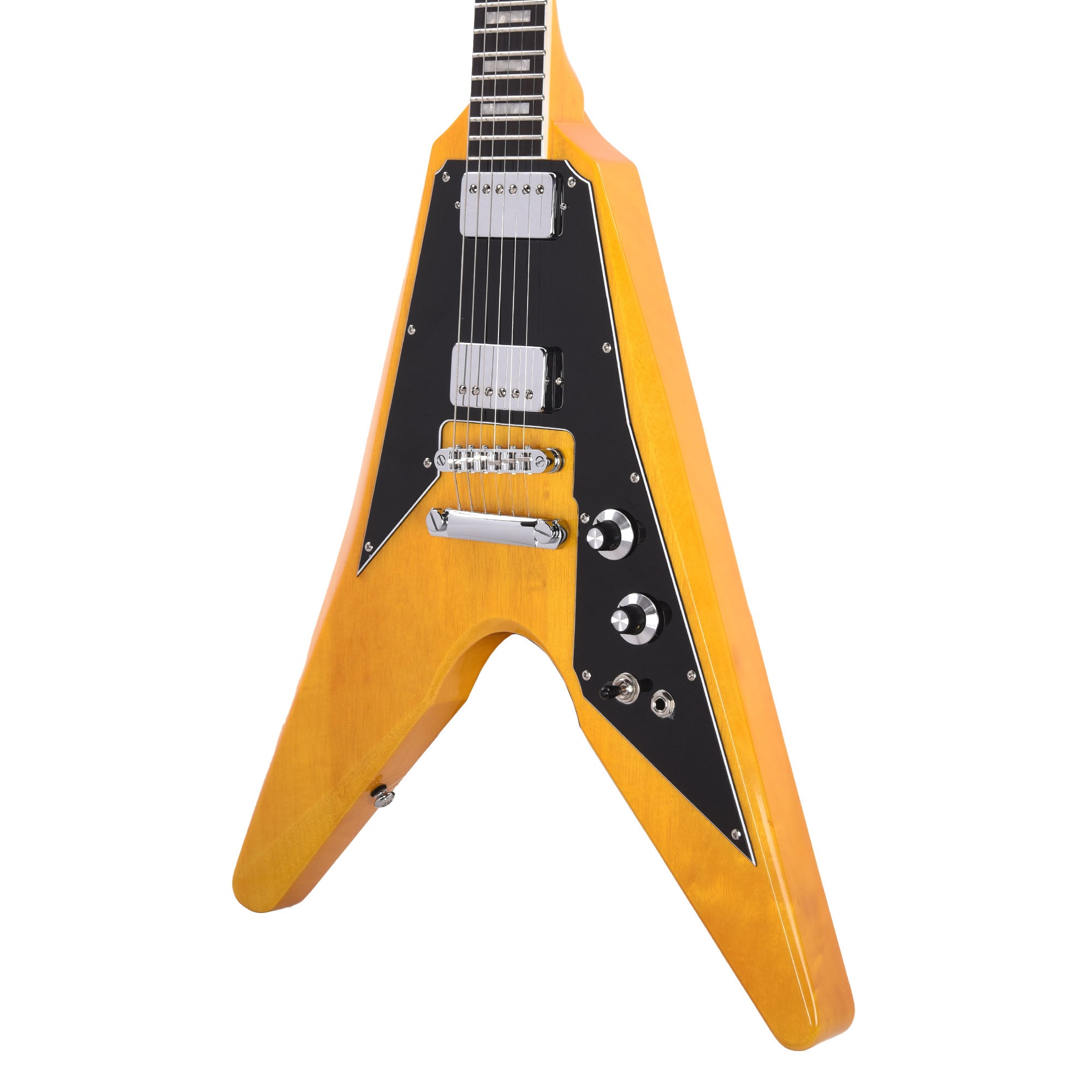 Dunable DE Asteroid Korina Aged Clear w/Bare Knuckle The Mule Humbucke ...