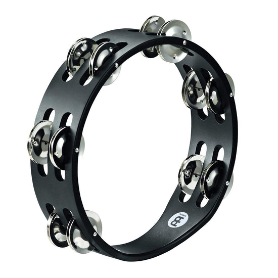 Meinl Compact Tambourine, Steel (BLACK) – Chicago Music Exchange