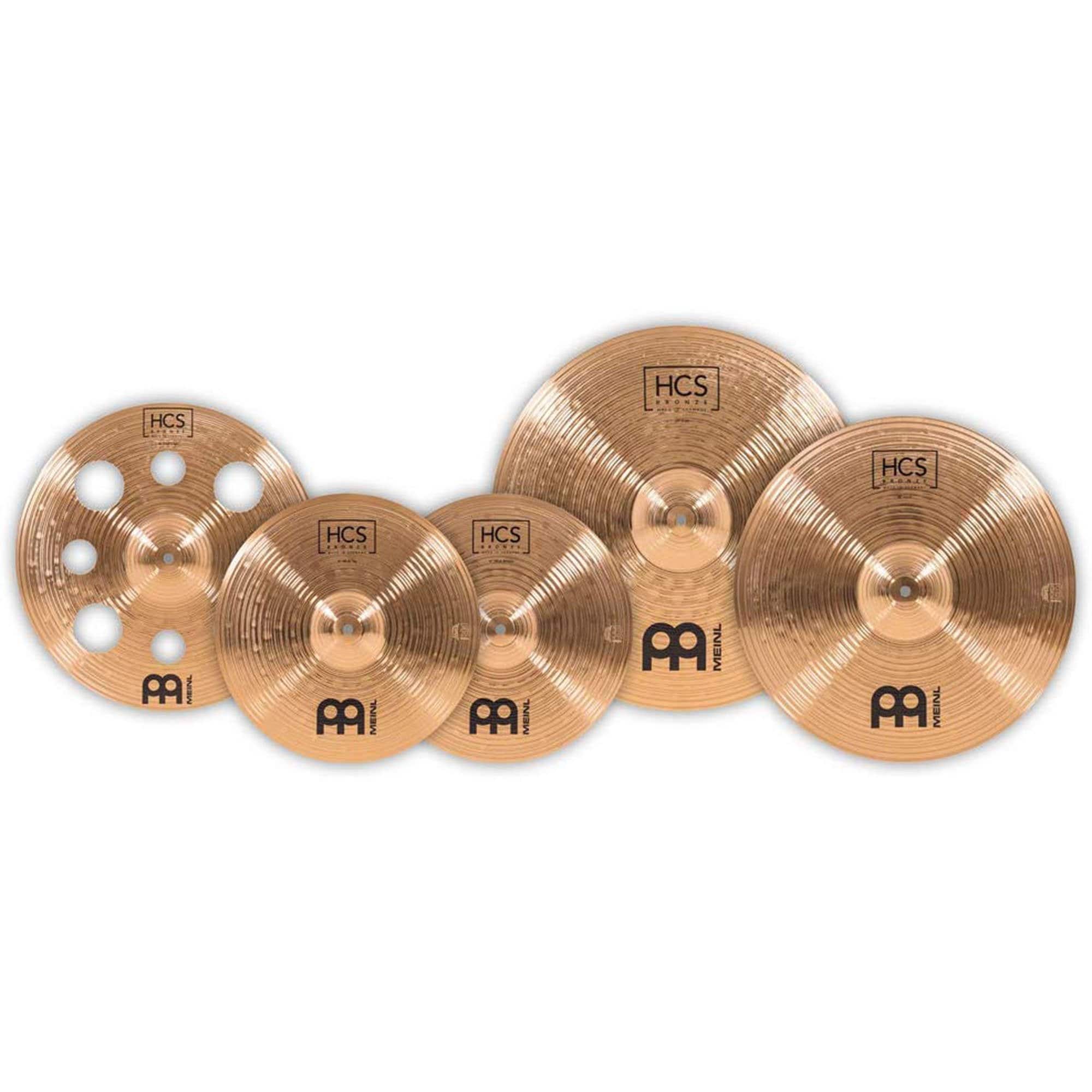 Meinl HCS Bronze 14/16/18/20 Expanded Cymbal Set – Chicago Music Exchange
