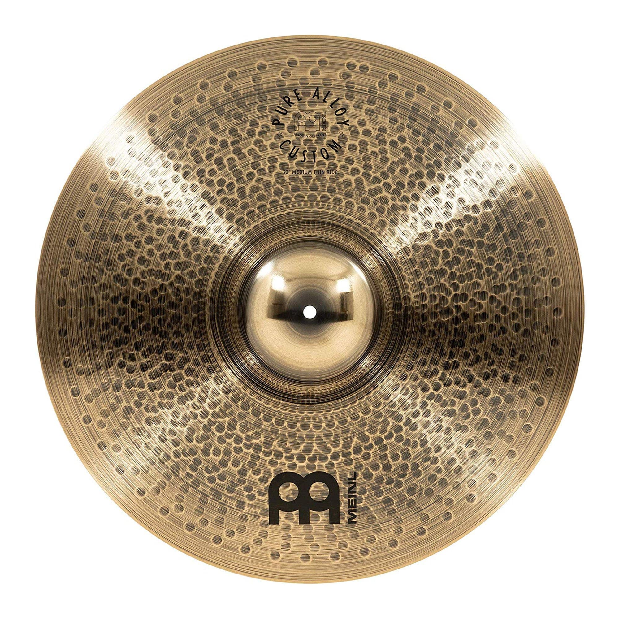 Meinl 22" Pure Alloy Custom Medium Thin Ride Cymbal – Chicago Music ...